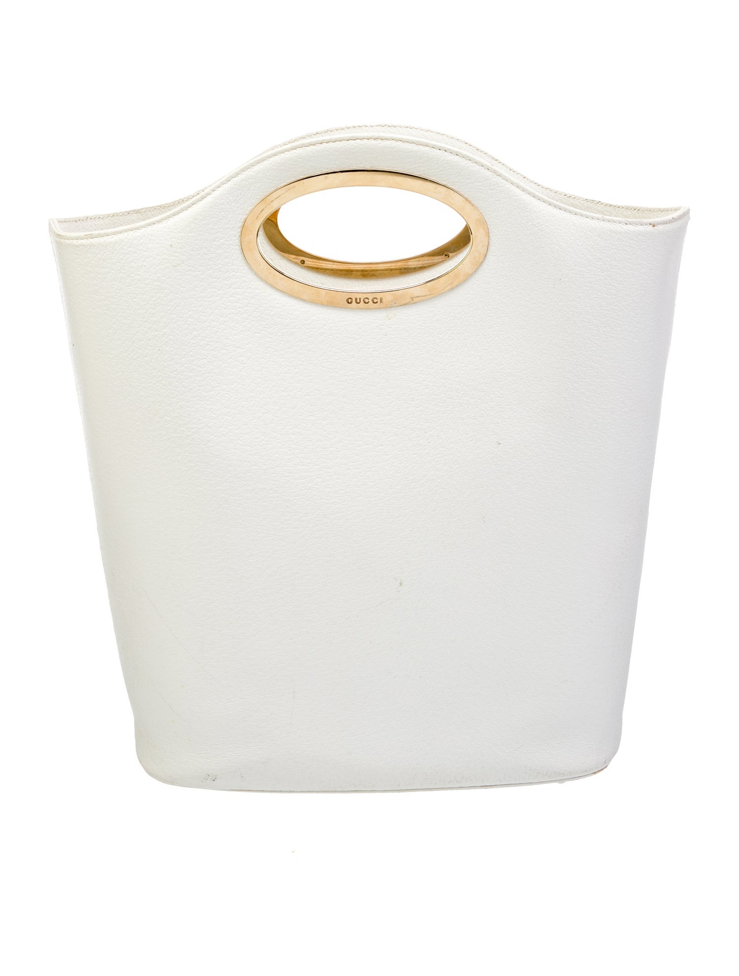 Gucci Leather Handle Bag - White Handle Bags, Handbags - GUC1542789 ...
