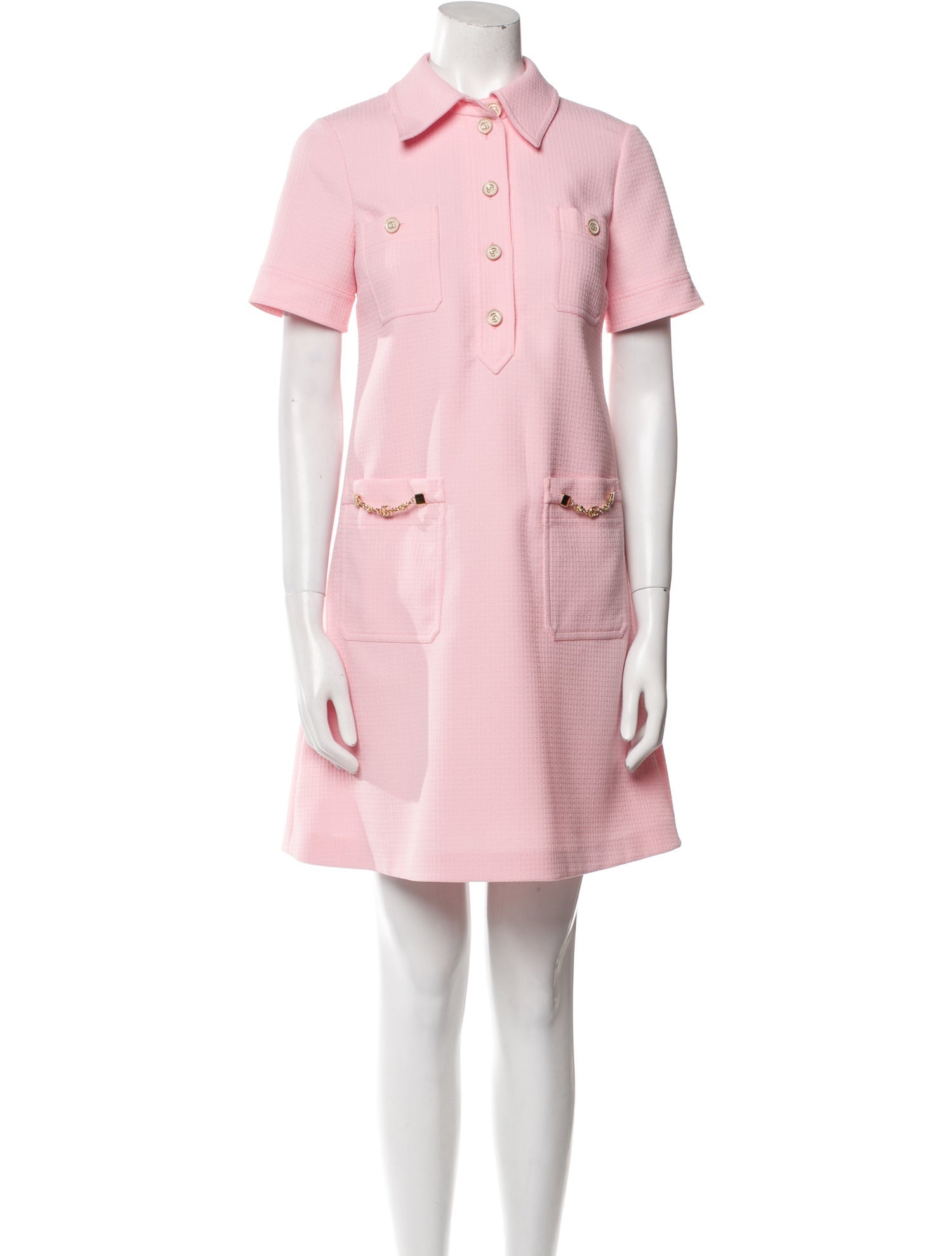 Gucci 2021 Mini Dress w/ Tags - Pink Dresses, Clothing - GUC1543768 ...