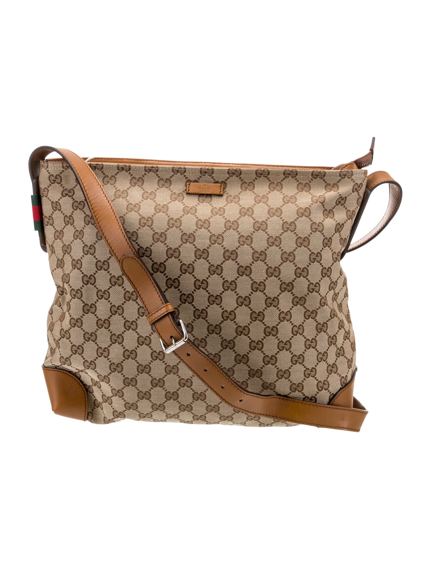 Gucci GG Canvas Shoulder Bag - Neutrals Shoulder Bags, Handbags ...