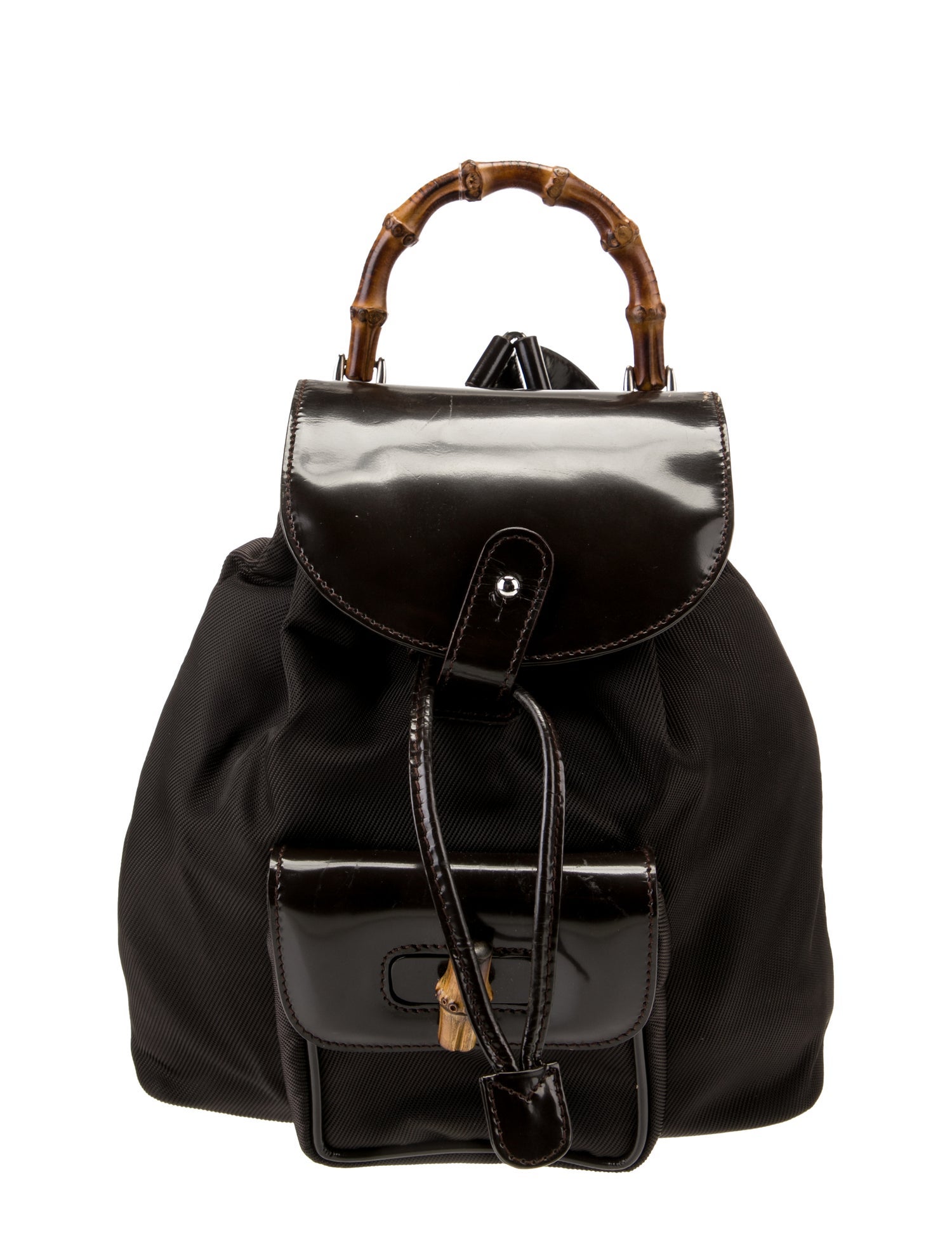 Gucci Mini Bamboo Backpack - Brown Backpacks, Handbags - GUC1392967 ...