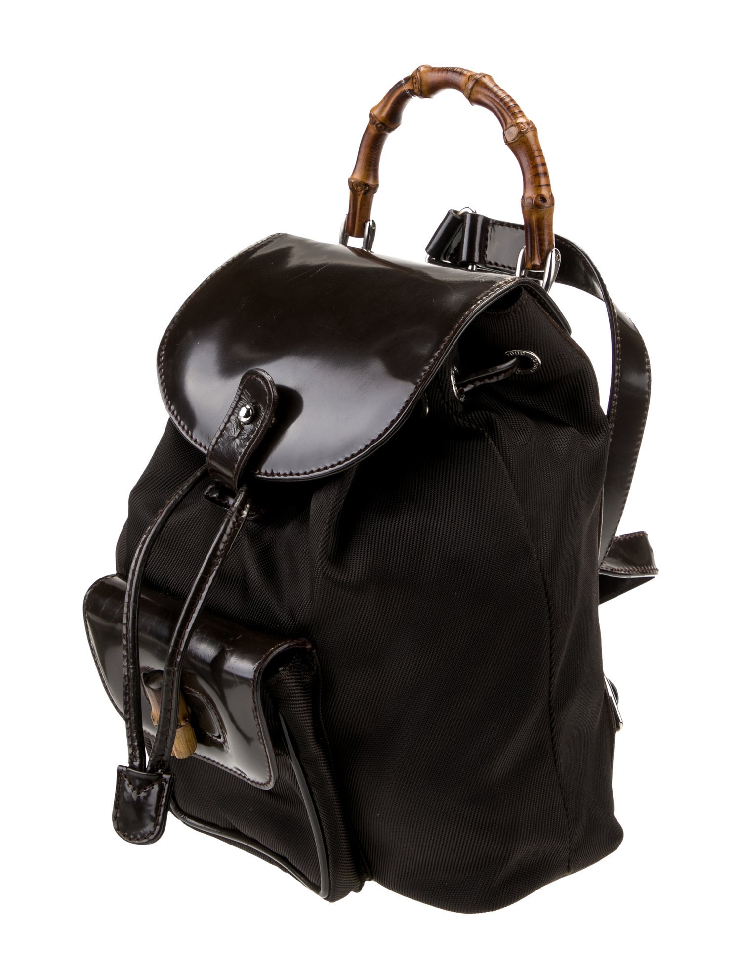 Gucci Mini Bamboo Backpack - Brown Backpacks, Handbags - GUC1392967 ...