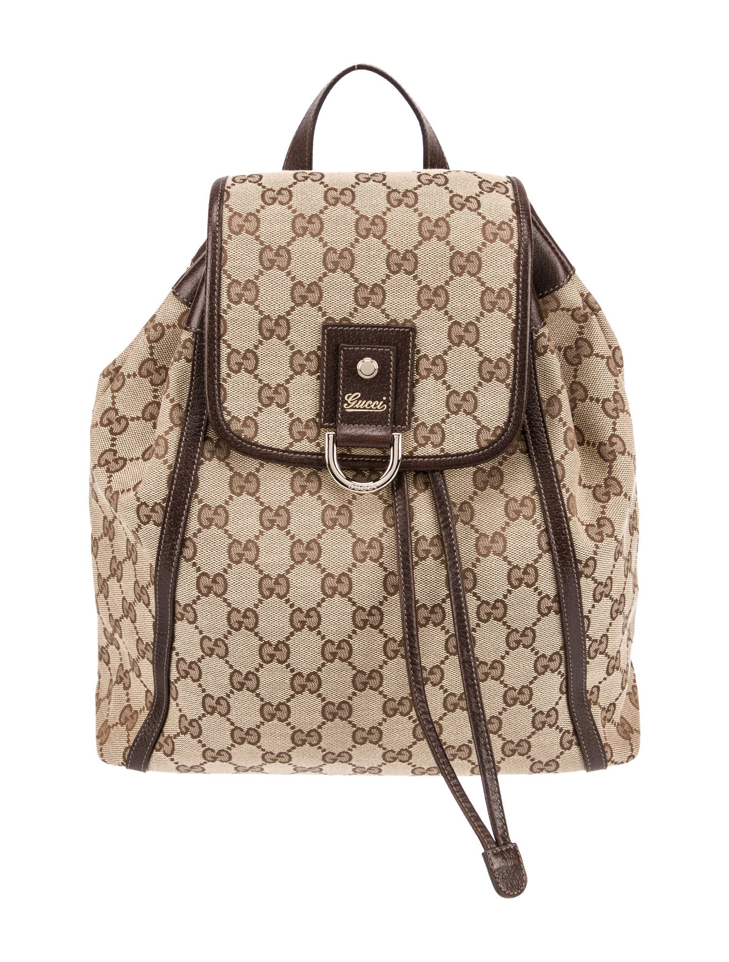 Gucci GG Canvas Backpack - Brown Backpacks, Handbags - GUC1545894 | The ...