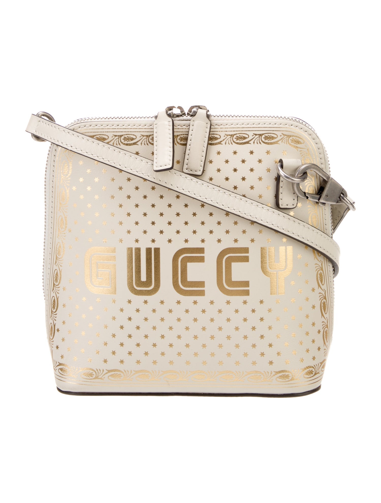 Gucci x Sega Guccy Stars Mini Dome Bag - Neutrals Crossbody Bags, Handbags - GUC1545933 | The ...