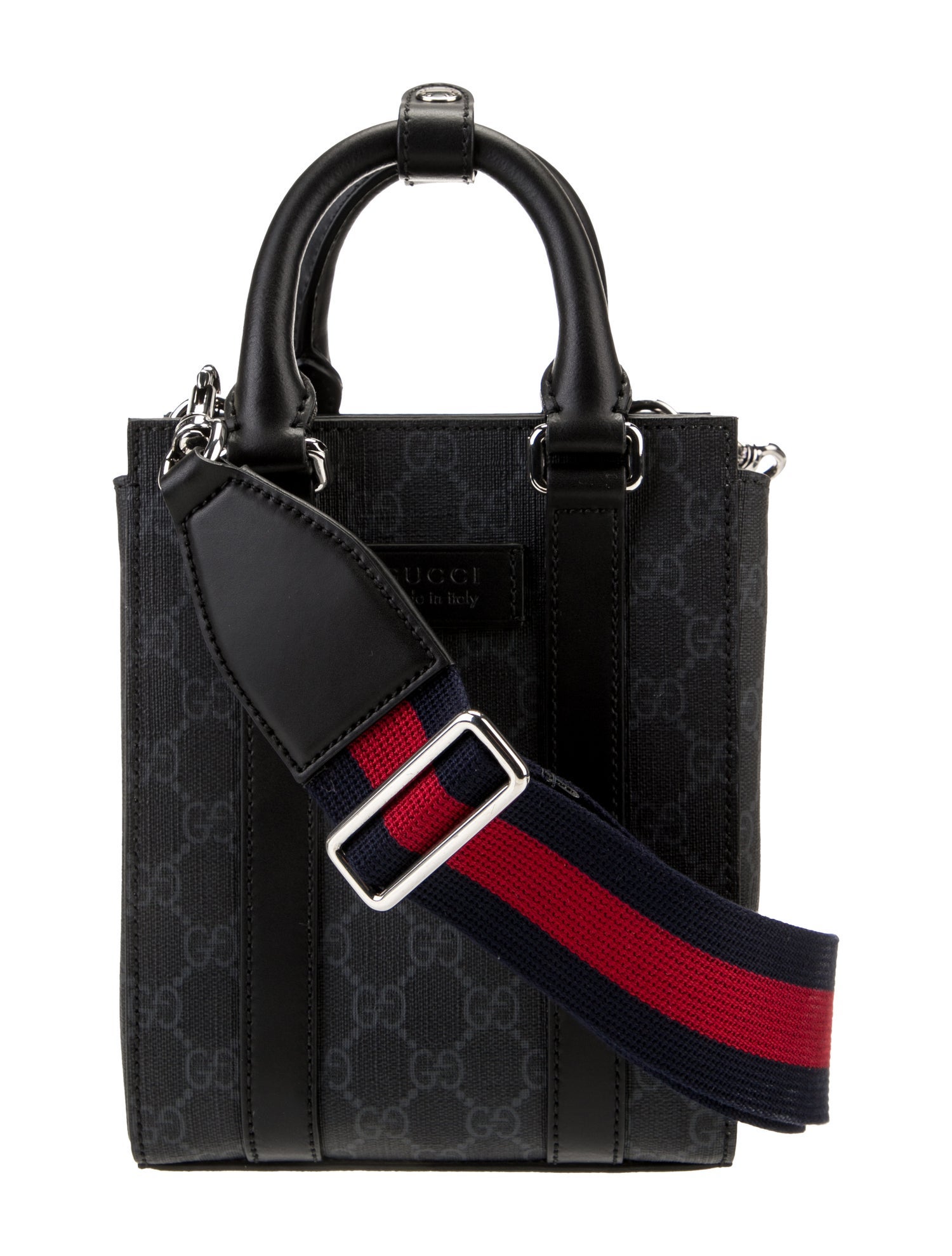 Gucci GG Embossed Vertical Tote - Black Totes, Bags - GUC1531378 | The ...