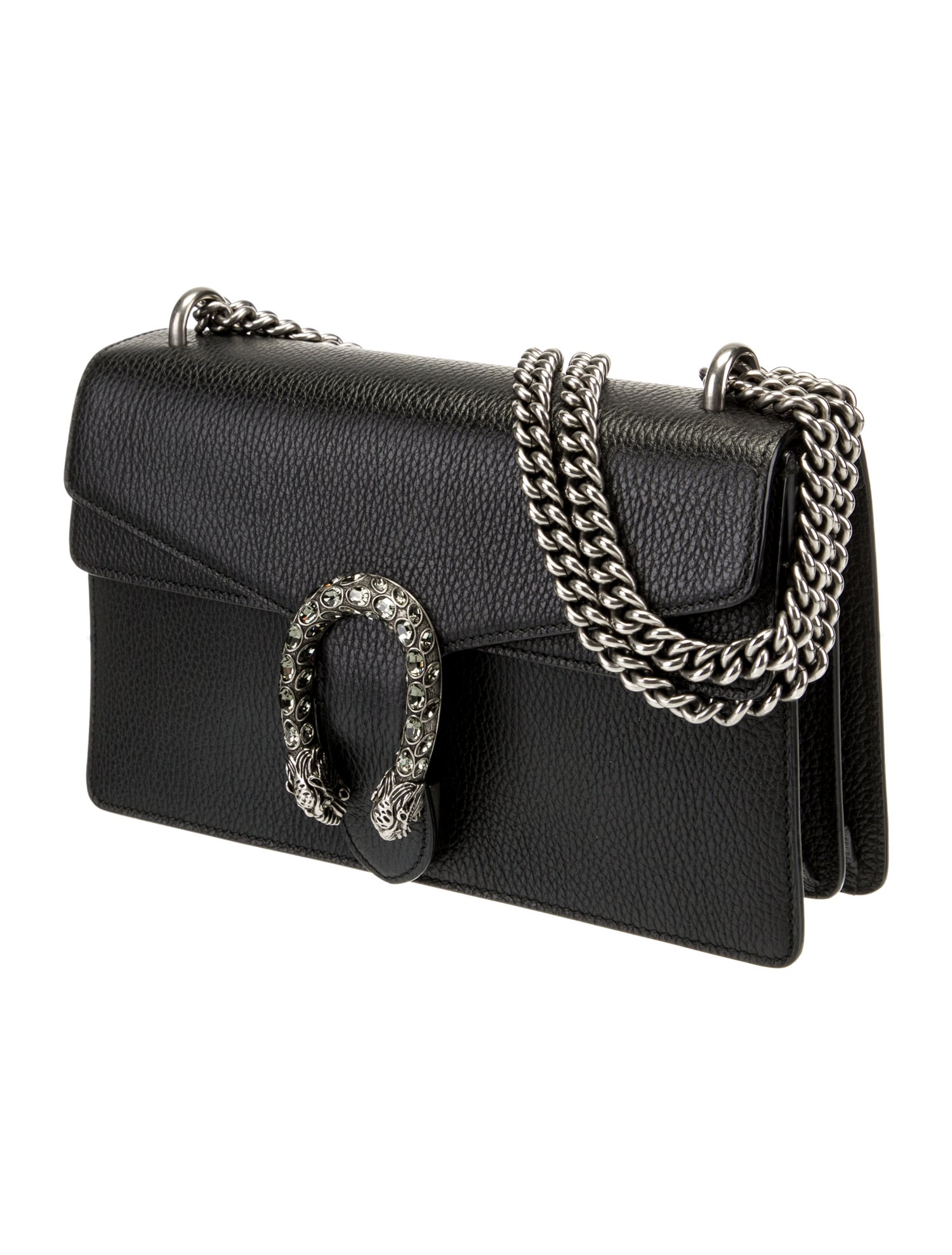 Gucci GG Denim Small Dionysus Bag w/Tags - Black Shoulder Bags ...