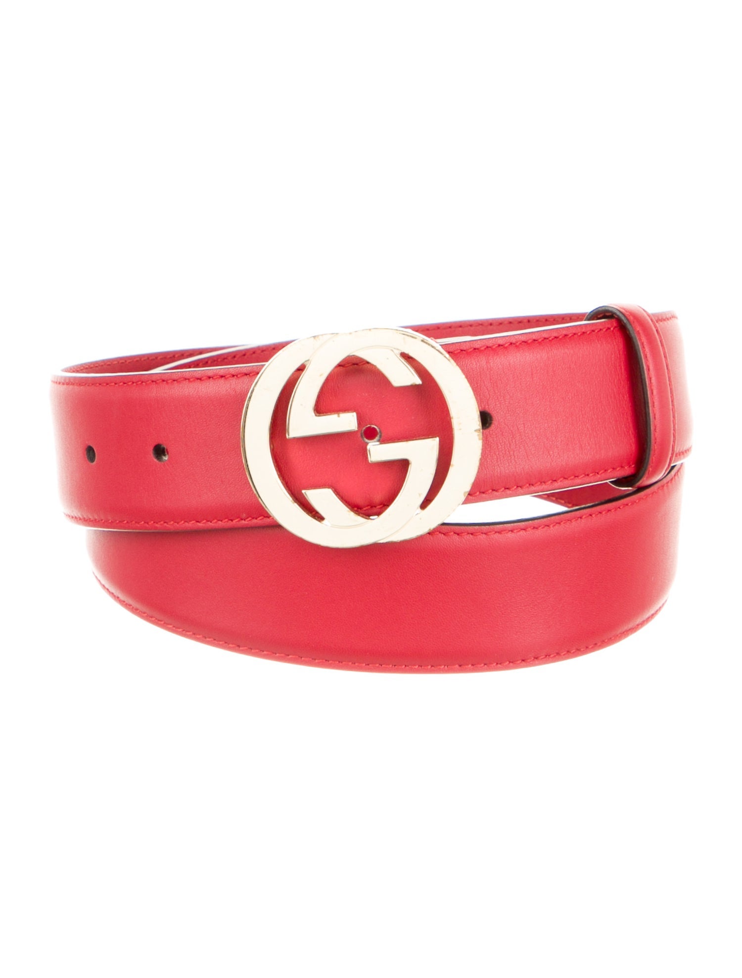 Gucci Leather Belt - Red Belts, Accessories - GUC1551725 | The RealReal