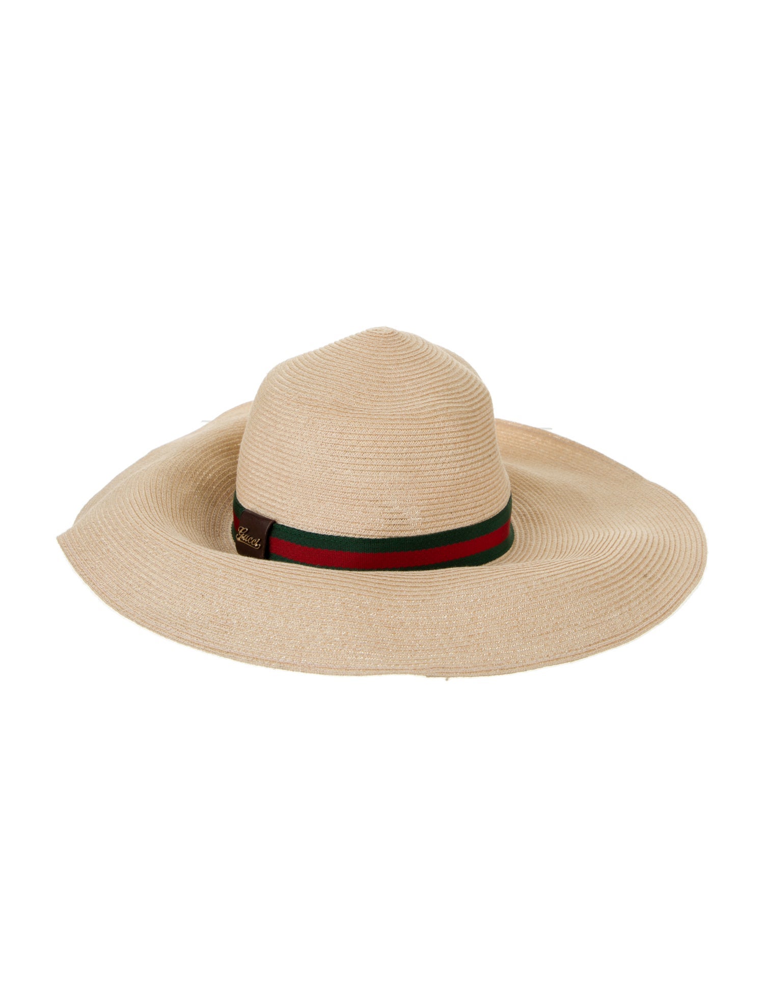 Gucci Straw Wide Brim Hat - Neutrals Hats, Accessories - GUC1569404 ...