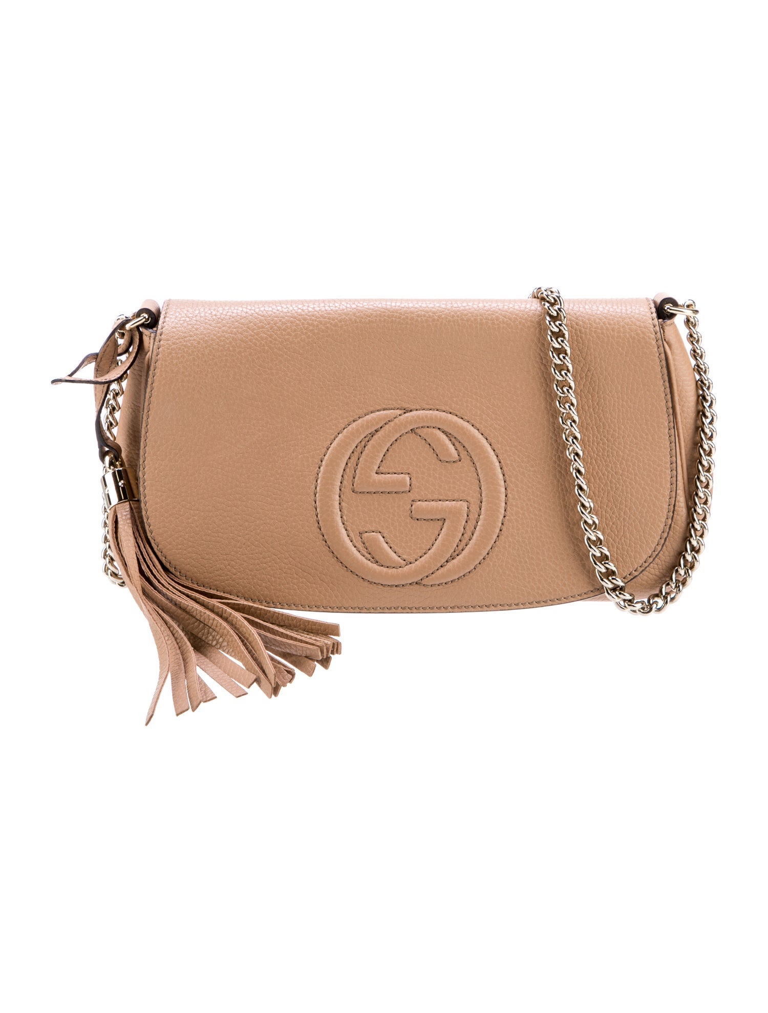 Gucci Medium Soho Flap Crossbody Bag - Neutrals Crossbody Bags ...