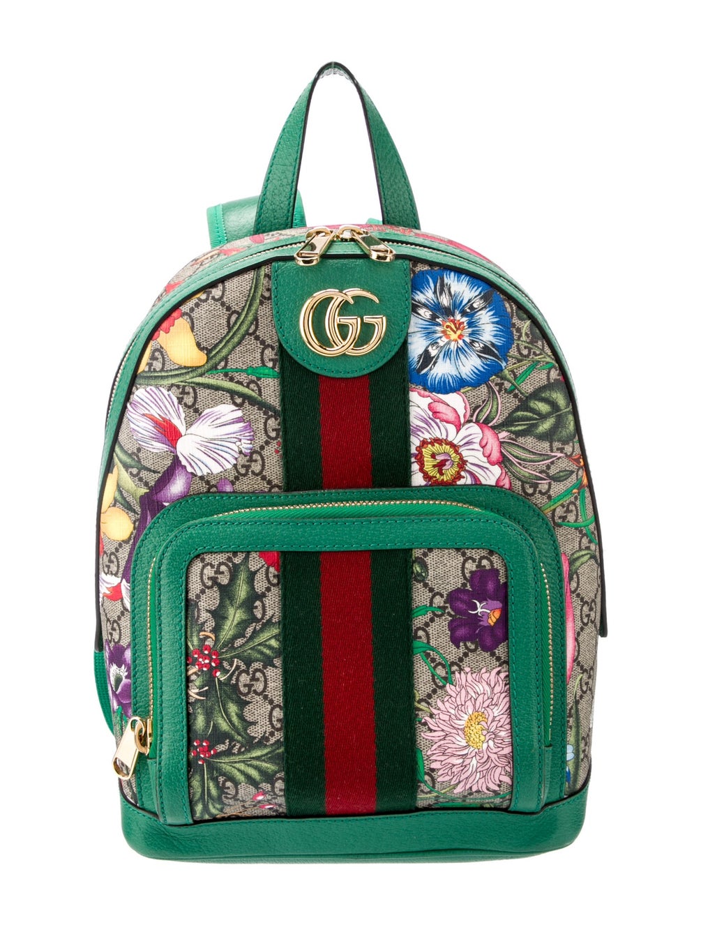 Gucci Flora Print Ophidia - Neutrals Backpacks, Handbags - GUC1564748 ...
