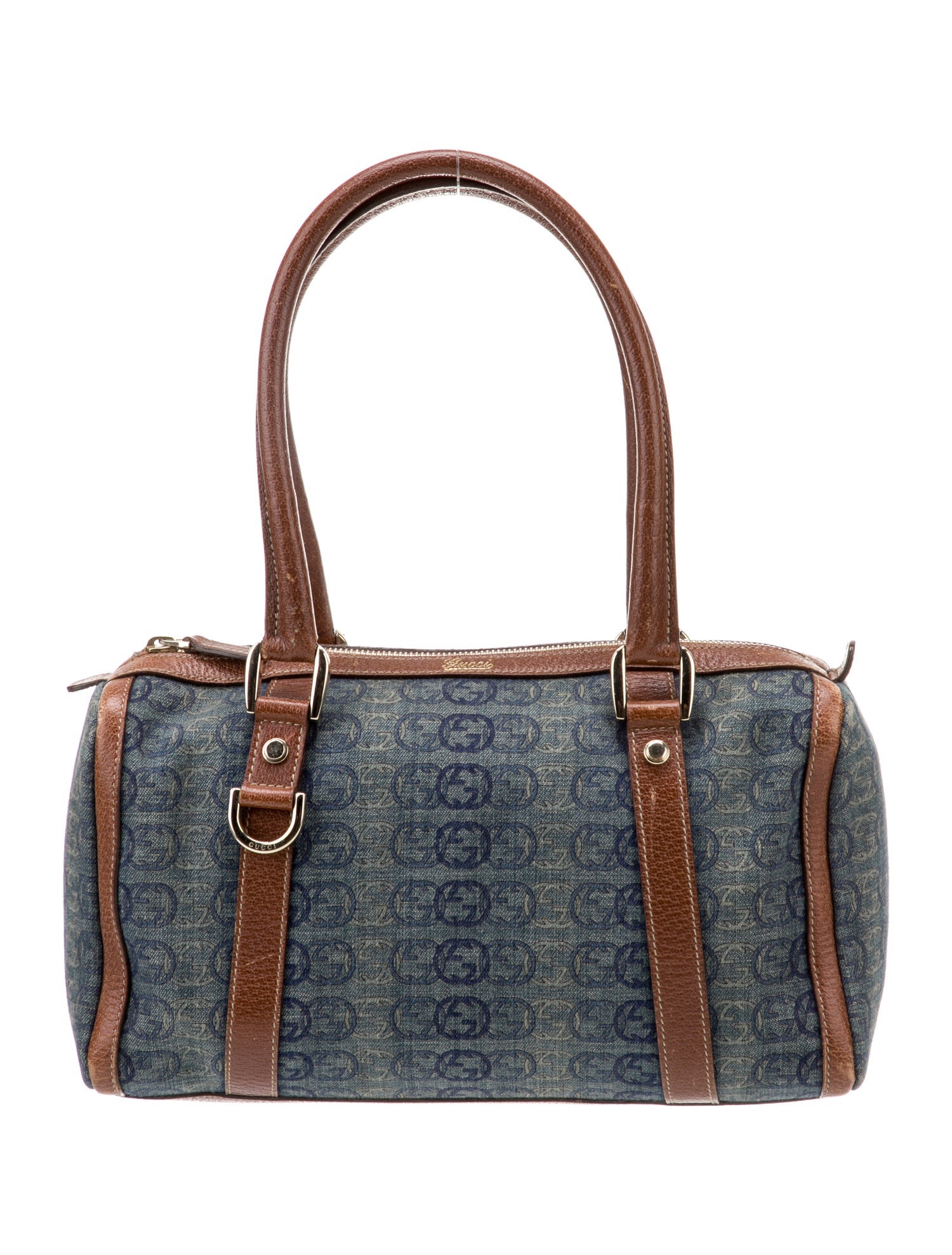 Gucci GG Denim Shoulder Bag - Blue Shoulder Bags, Handbags - GUC1565158 ...