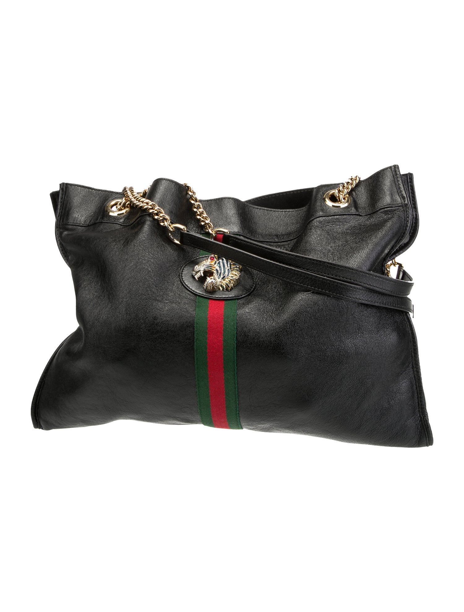 Gucci Large Rajah Tote - Black Totes, Handbags - GUC1572489 | The RealReal