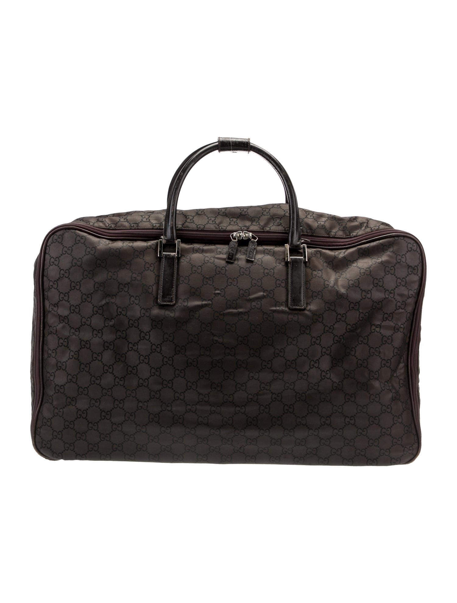 Gucci GG Nylon Weekender - Brown Luggage and Travel, Handbags ...