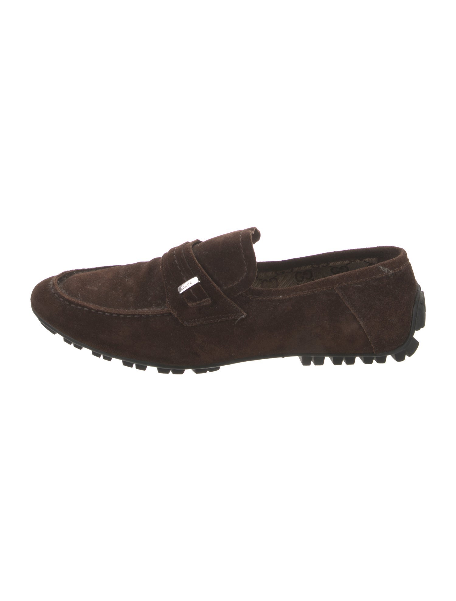 Gucci Suede Drivers - Brown Loafers, Shoes - GUC1574267 | The RealReal