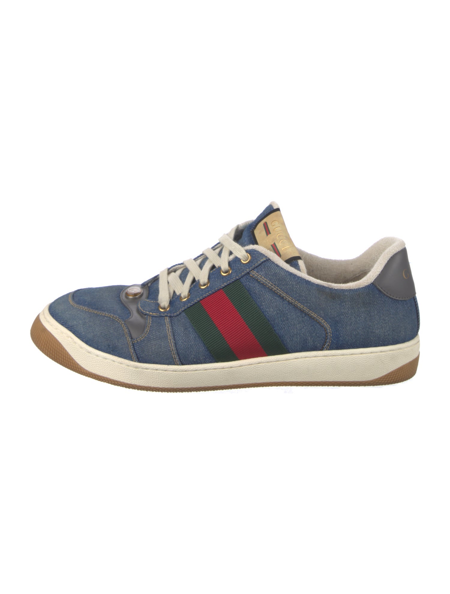 Gucci Printed Sneakers - Blue Sneakers, Shoes - GUC1576402 | The RealReal