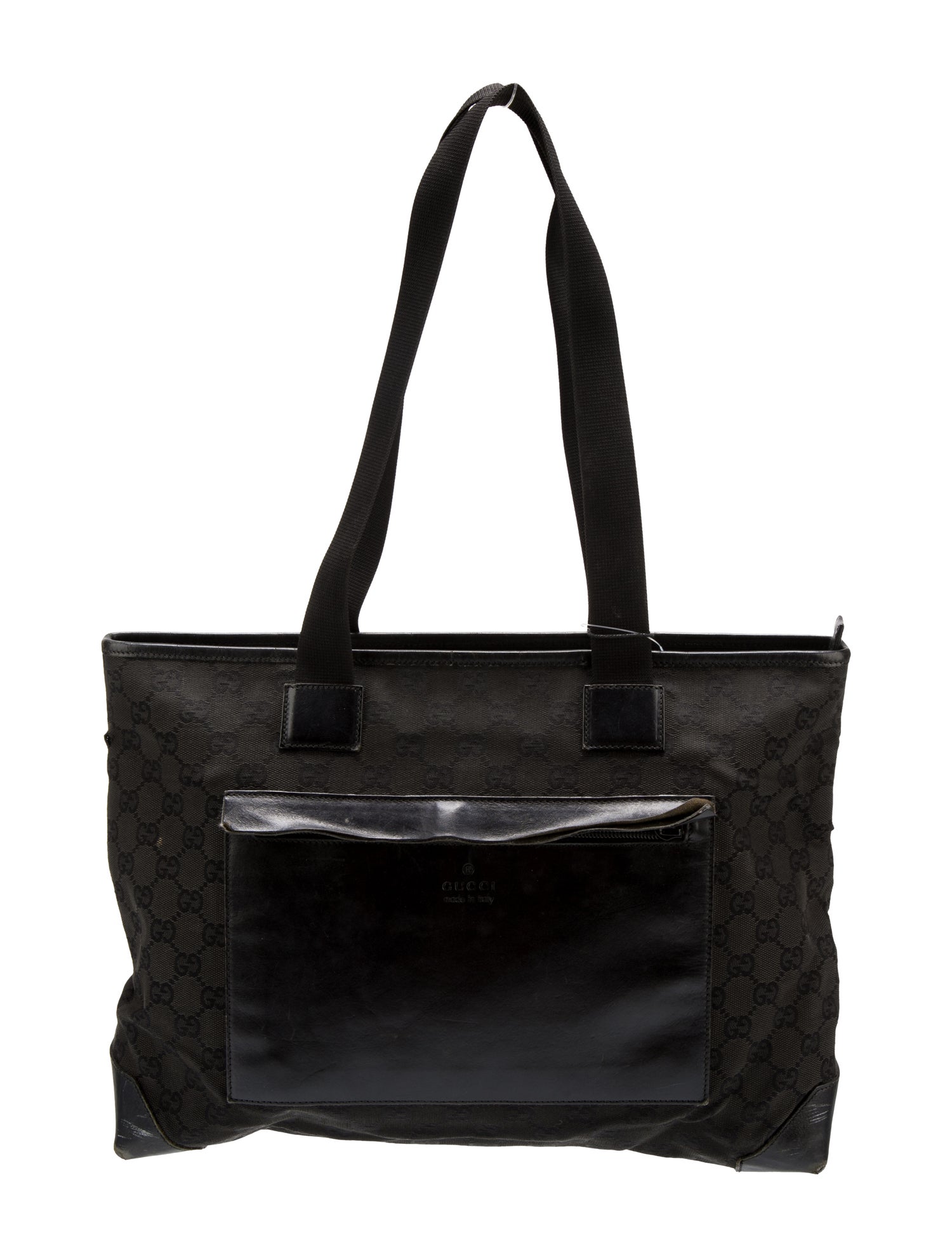 Gucci Canvas Tote - Black Totes, Handbags - GUC1583716 | The RealReal