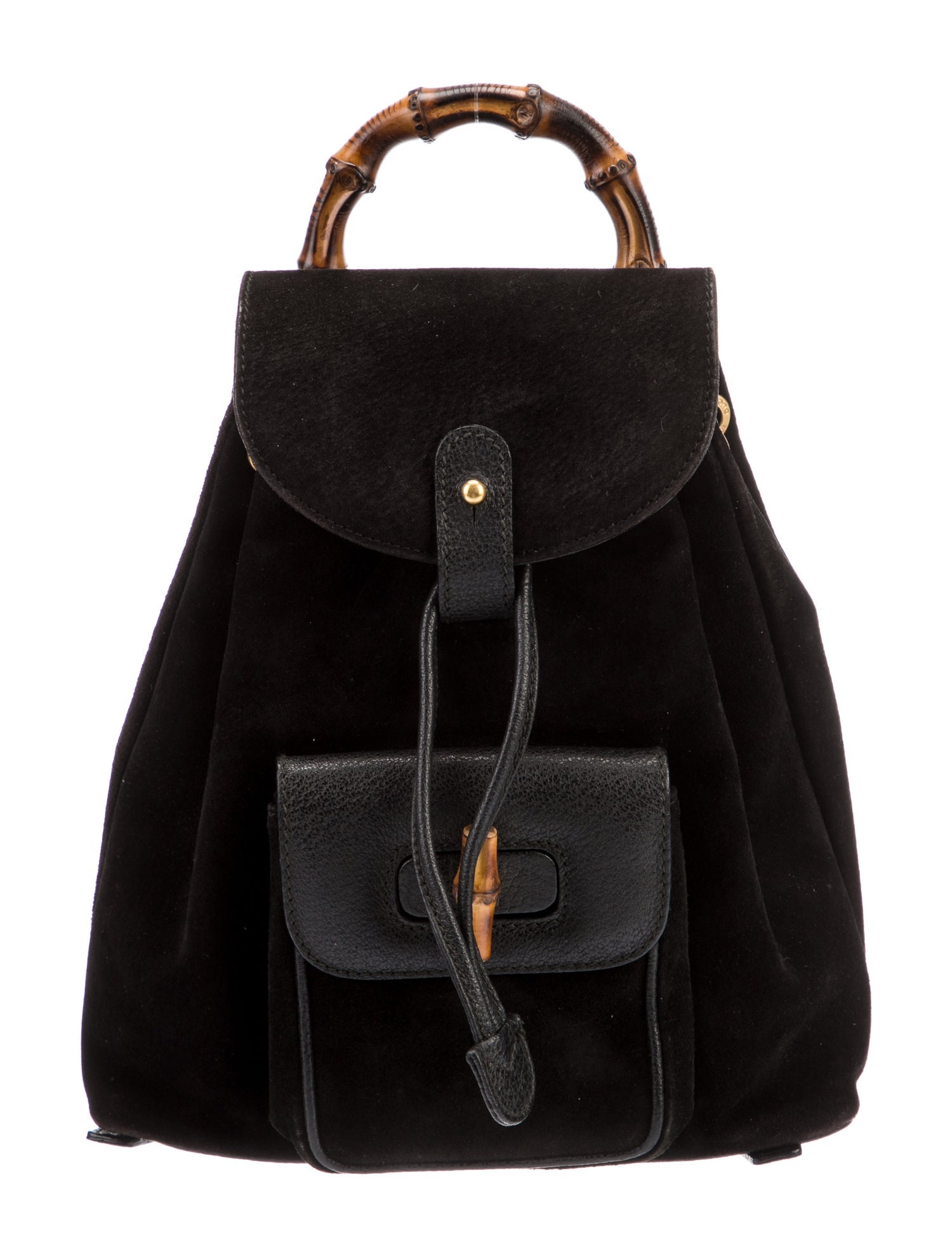 Gucci Bamboo Backpack Vintage - Black Backpacks, Handbags - GUC1592705 ...