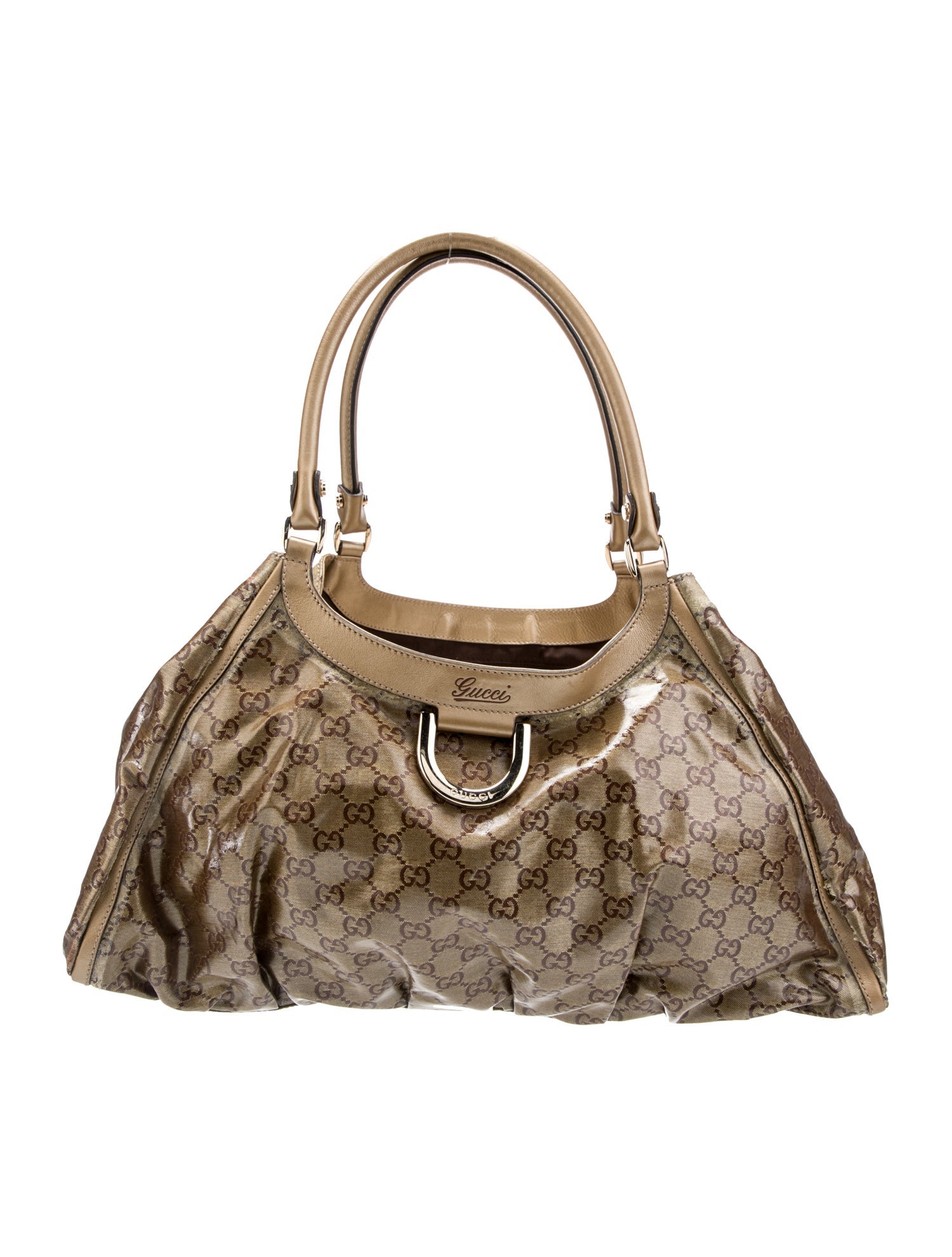 Gucci GG Crystal Abbey Hobo - Brown Shoulder Bags, Handbags ...