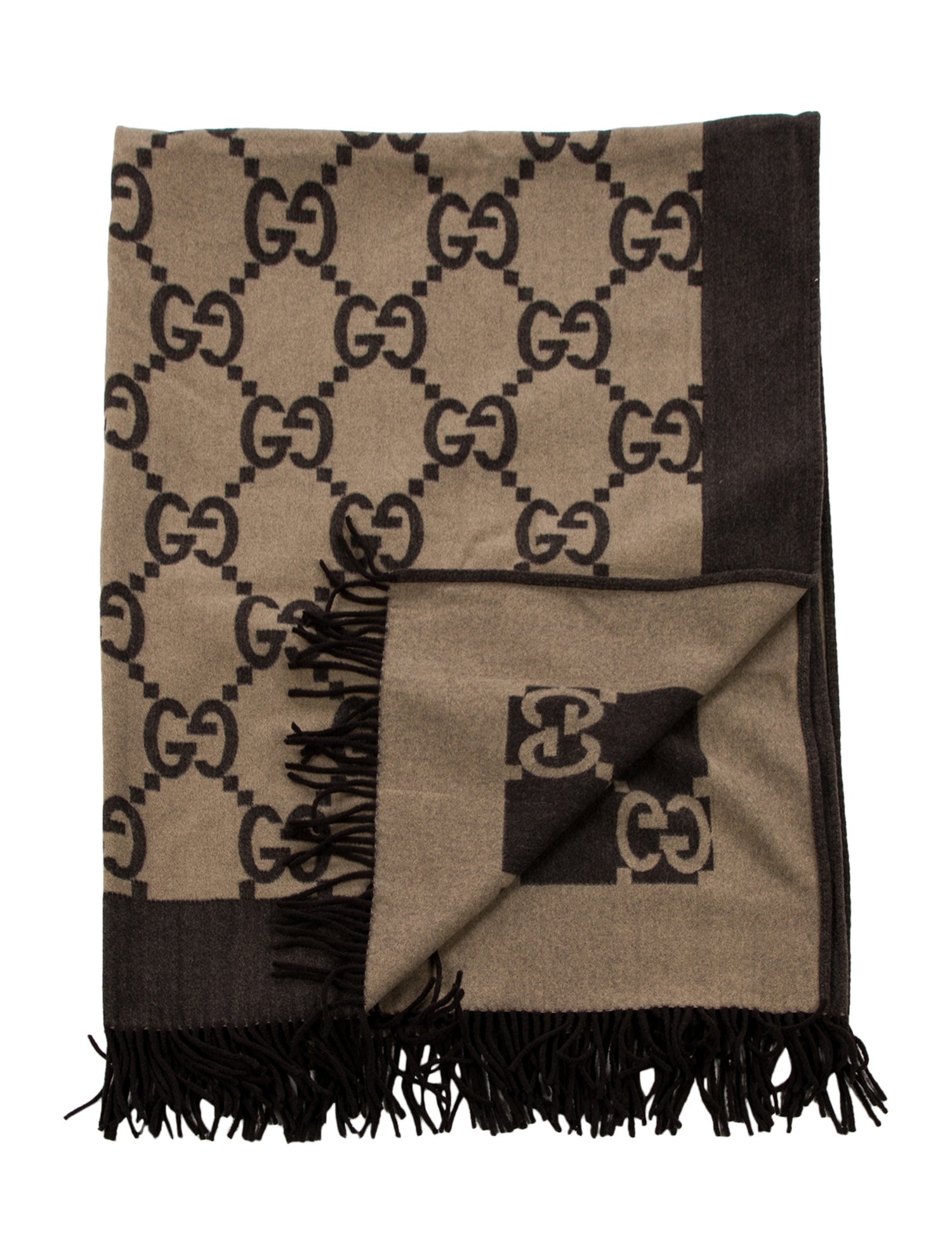 Gucci GG Throw Blanket - Brown Bedding, Bedding & Bath - GUC1596726 ...