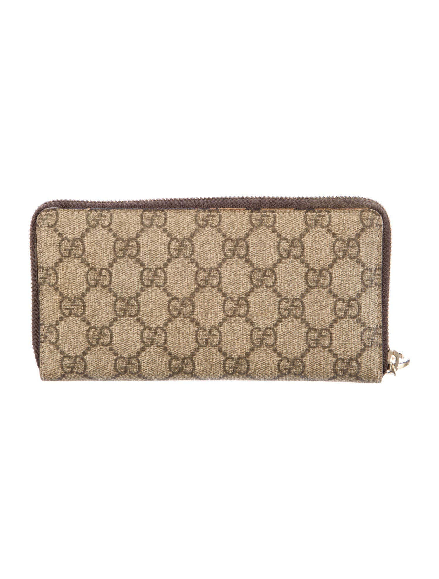 Gucci GG Supreme Continental Wallet - Neutrals Wallets, Accessories ...