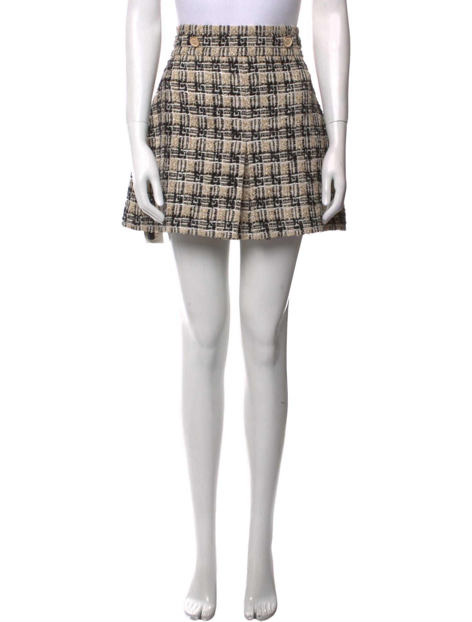 Christian Dior Virgin Wool Mini Skirt - Skirts, Clothing - CHR441005 ...