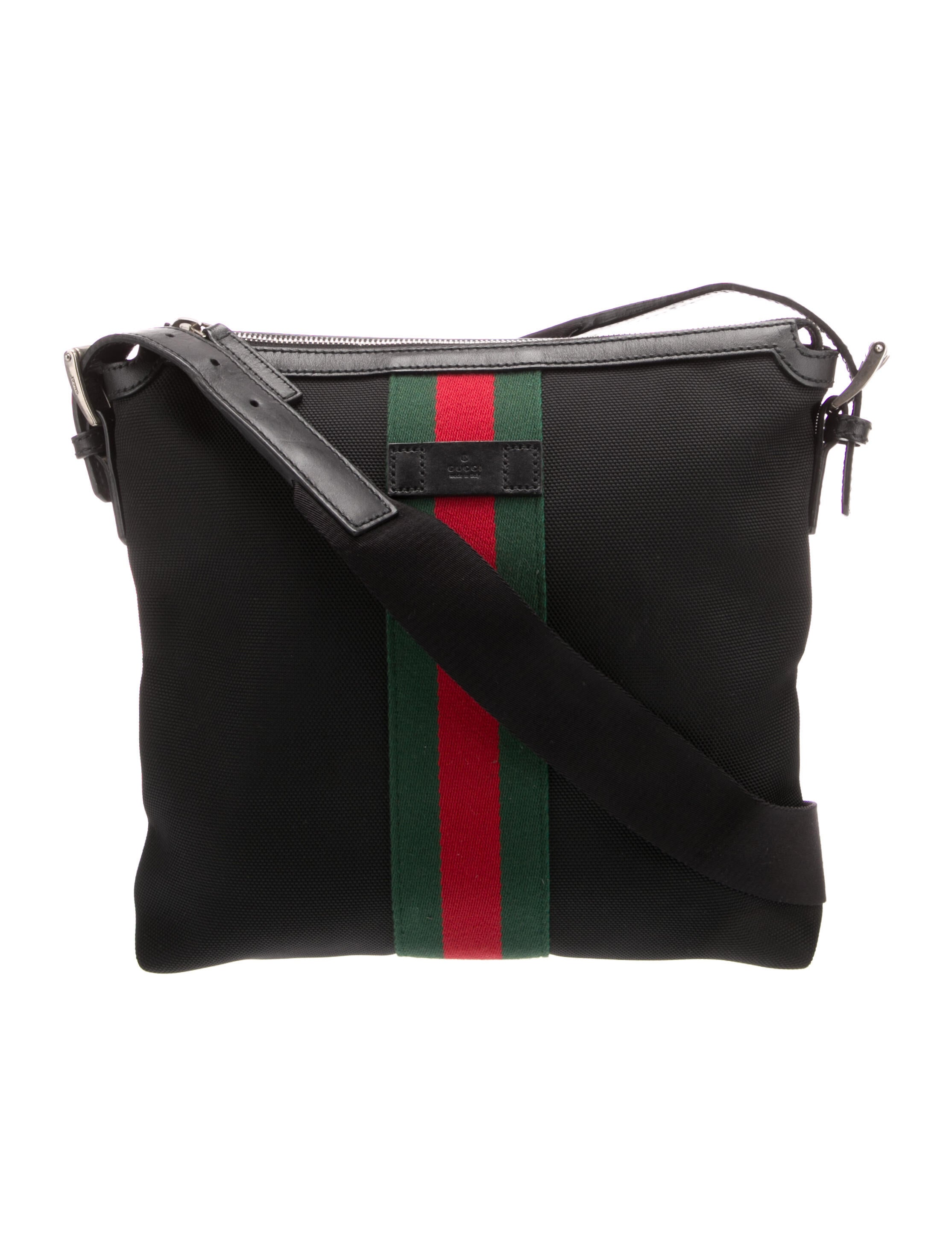 Gucci Web Messenger Bag - Black Messenger Bags, Bags - GUC1597950 | The ...
