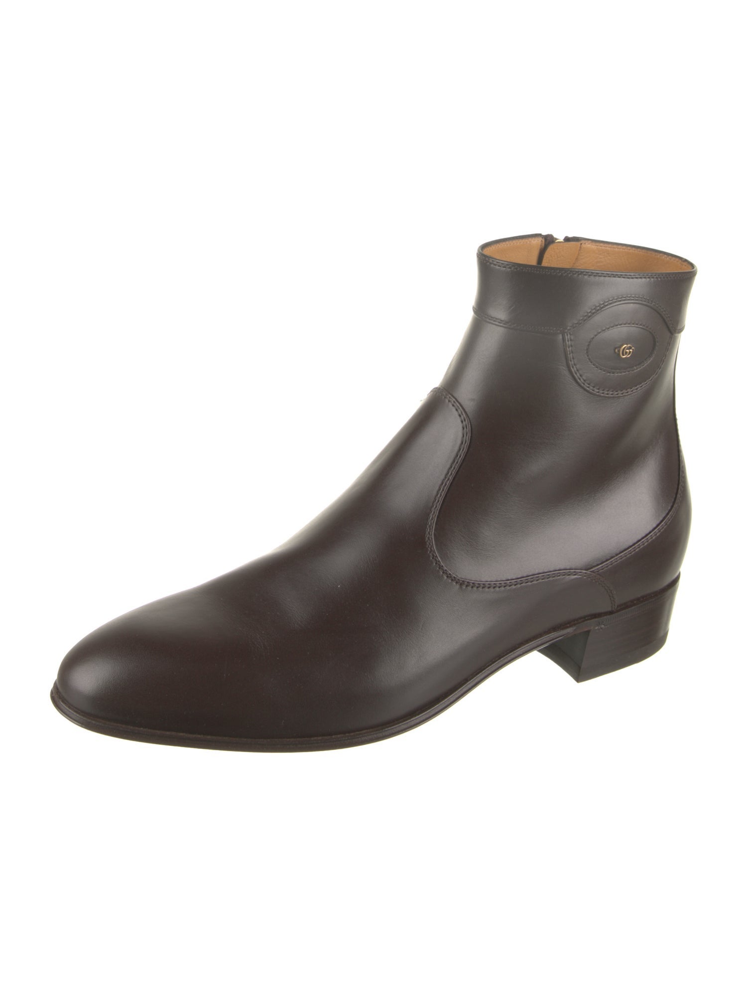 The Row Patent Leather Chelsea Boots - Black Boots, Shoes - THR144945 ...