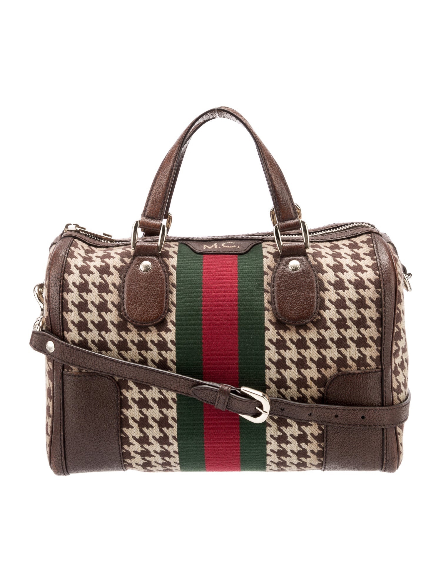 Gucci Web Boston - Neutrals Handle Bags, Handbags - GUC1600388 | The ...