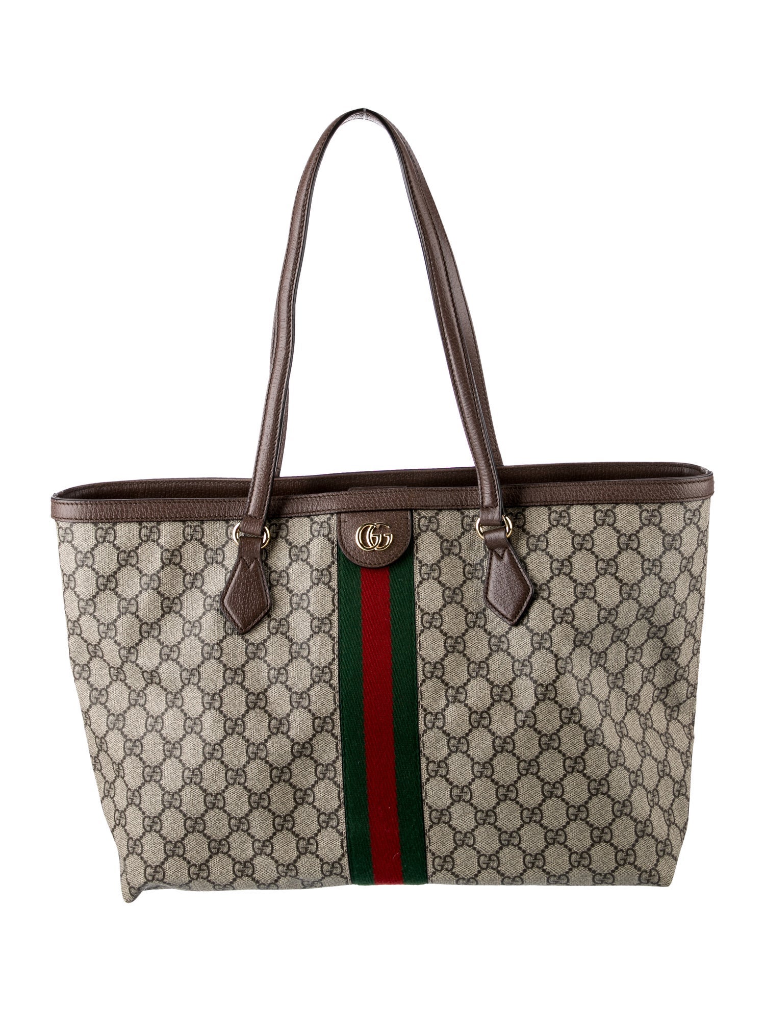 Gucci GG Supreme Jot Tote - Brown Totes, Handbags - GUC1532626 | The ...