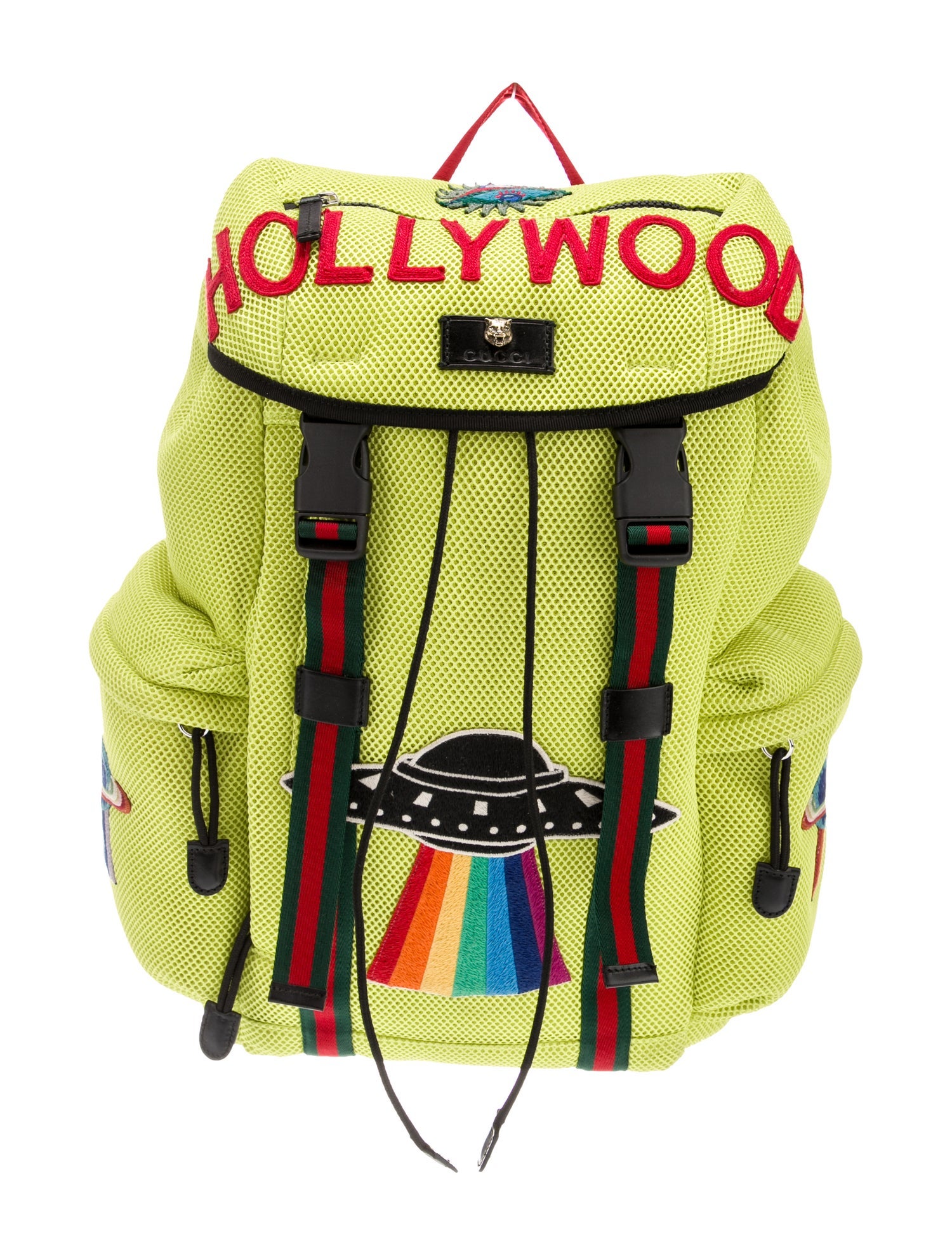 Gucci x Dapper Dan Micro GG Drawstring Backpack - Red Backpacks, Bags - GUC1294154 | The RealReal