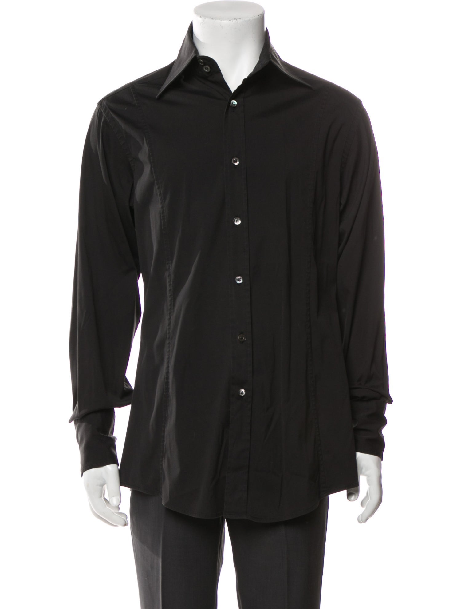 Gucci Vintage 2000's Dress Shirt - Black Dress Shirts, Clothing ...