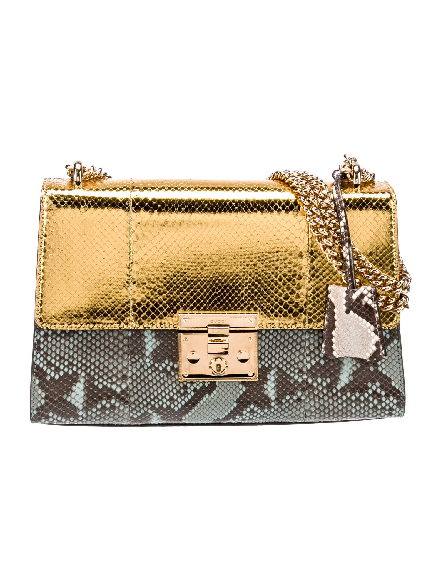 Gucci Python Padlock Medium - Shoulder Bags, Handbags - GUC1629714 | The RealReal