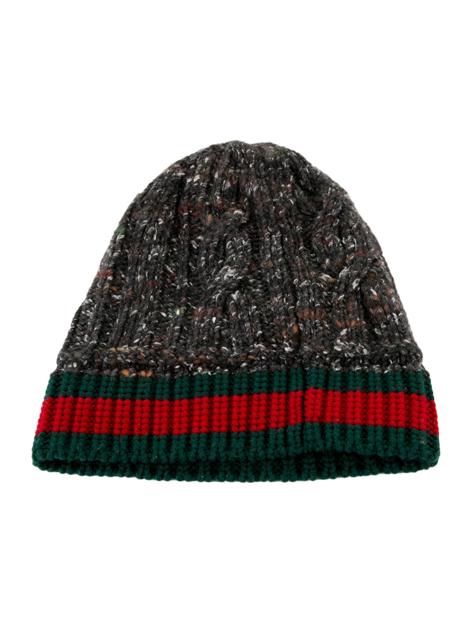 Gucci GG Logo Cashmere Knit Beanie - Neutrals Hats, Accessories ...