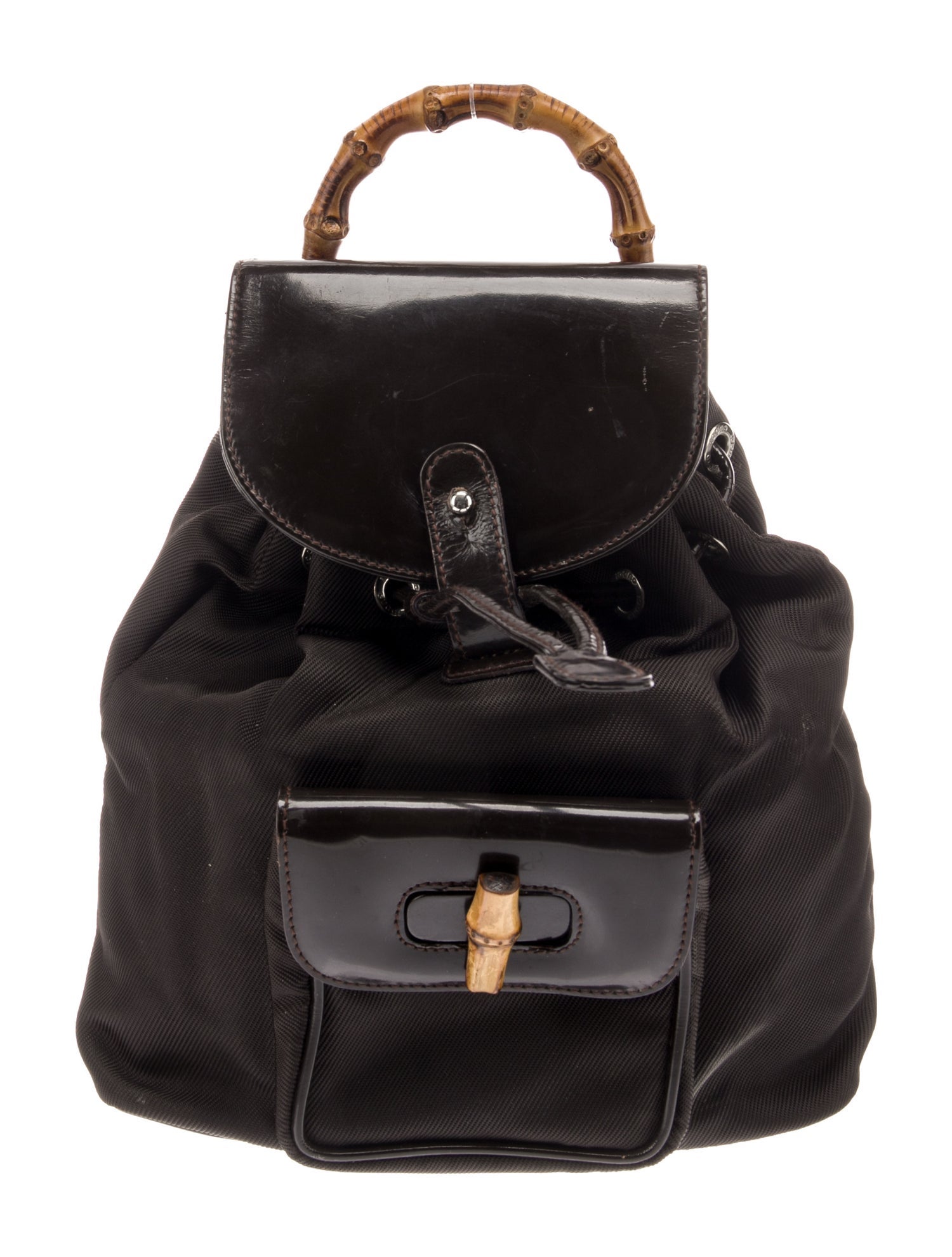 Gucci Bamboo Backpack Vintage - Brown Backpacks, Handbags - GUC1635249 ...