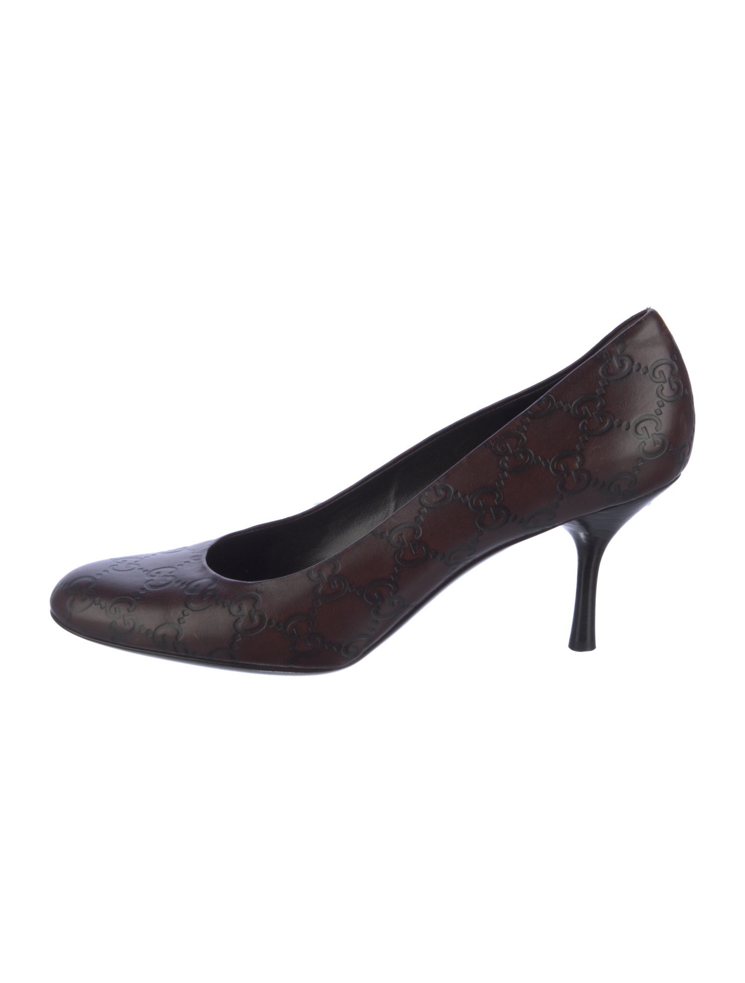 Christian Dior Lace Pattern Lace Trim Embellishment Pumps - Black Pumps ...