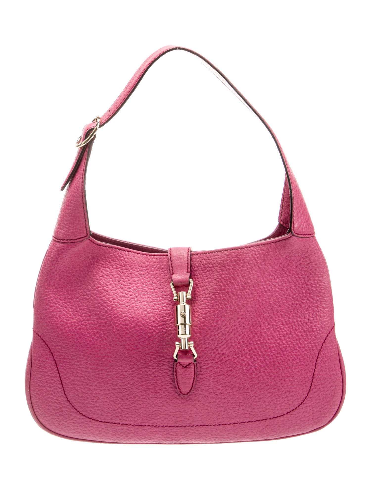 Gucci Piston Lock Jackie - Pink Hobos, Handbags - GUC1638967 | The RealReal