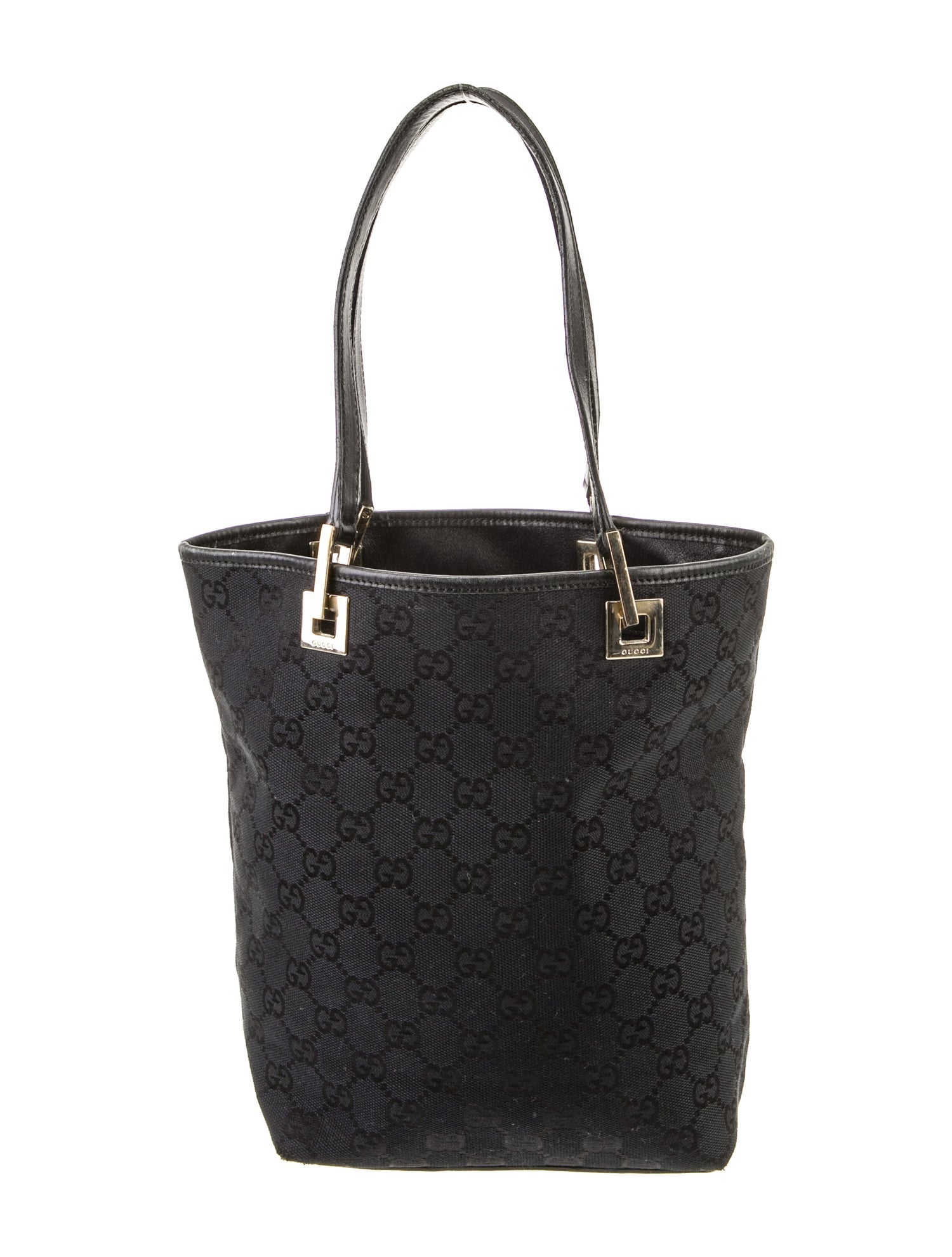 Gucci Canvas Small GG Canvas Vintage - Black Totes, Handbags ...