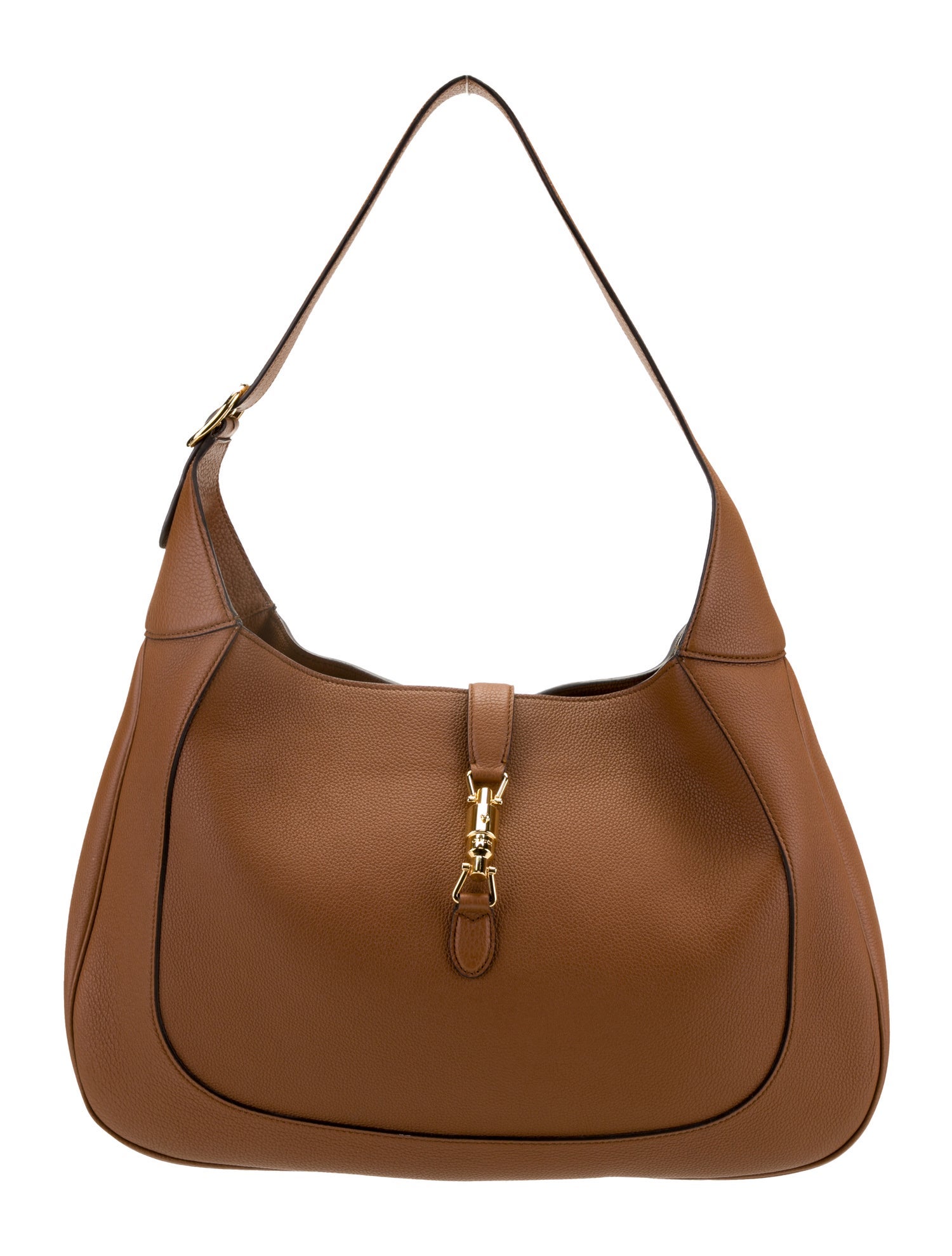 Gucci Piston Lock Jackie Large 2024 - Brown Hobos, Handbags ...