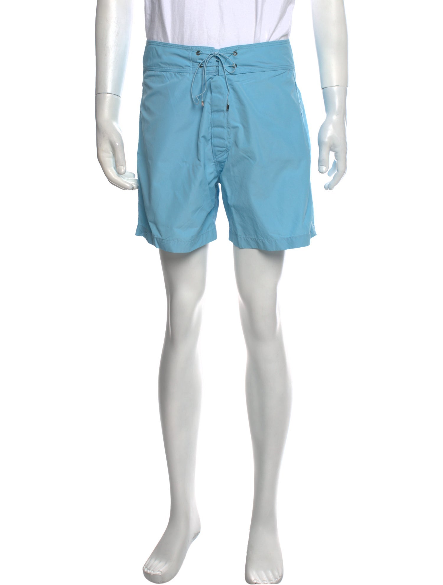 Gucci Interlocking G Logo Swim Trunks - Blue Swimwear, Clothing ...