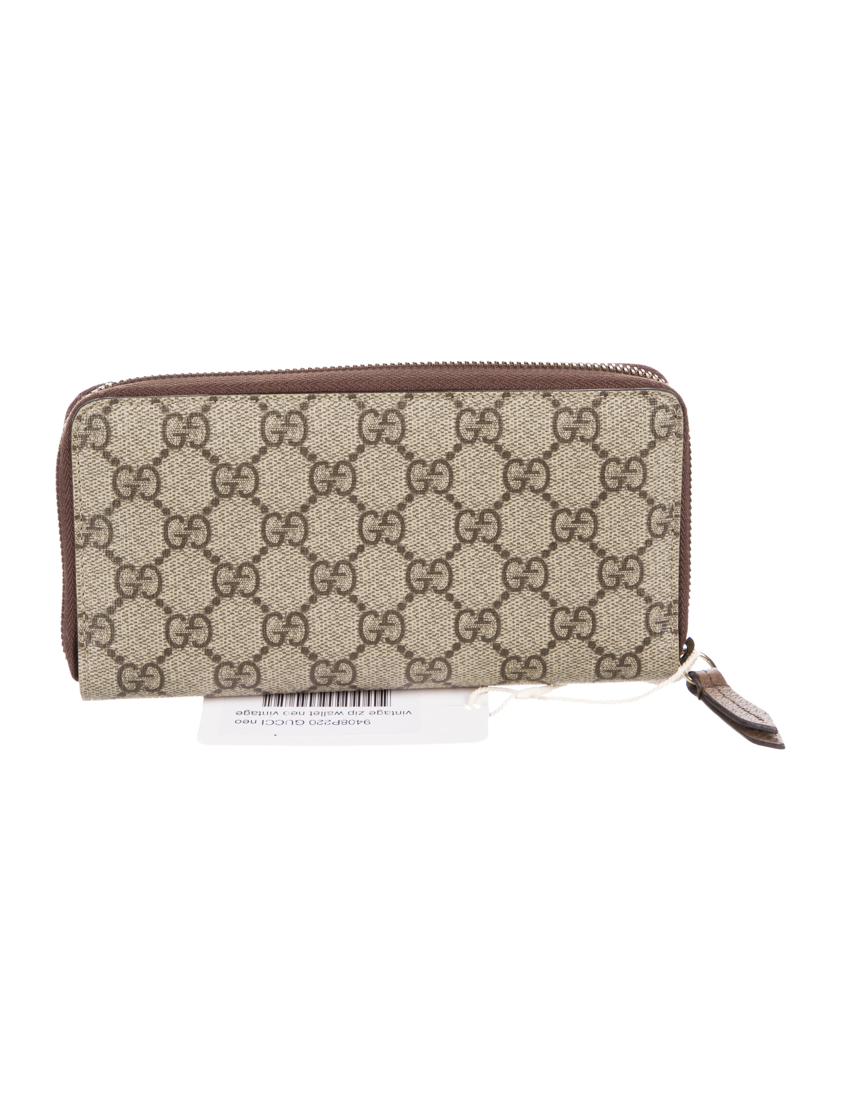 Gucci GG Supreme Continental Wallet - Brown Wallets, Accessories ...