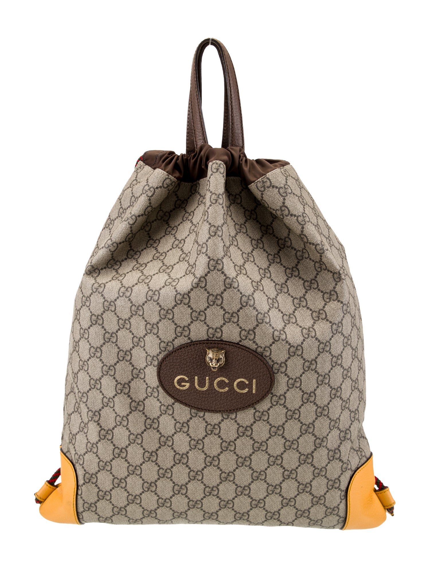 Gucci GG Supreme Backpack - Brown Backpacks, Handbags - GUC1660391 ...