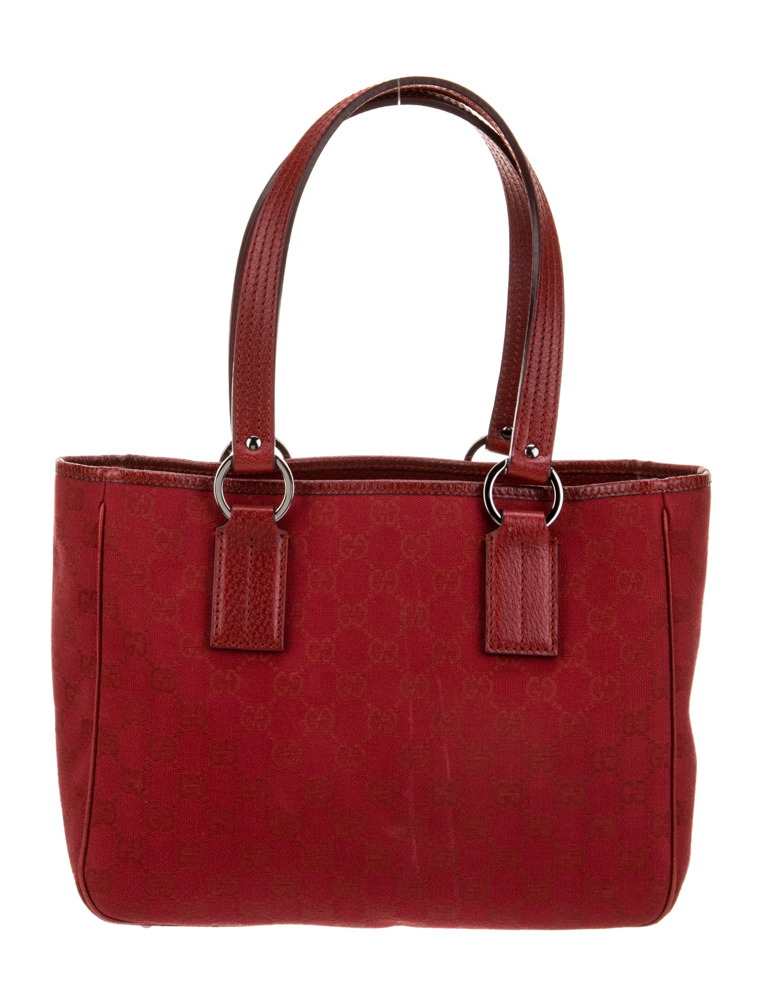 Gucci Canvas Tote - Red Totes, Handbags - GUC1660602 | The RealReal