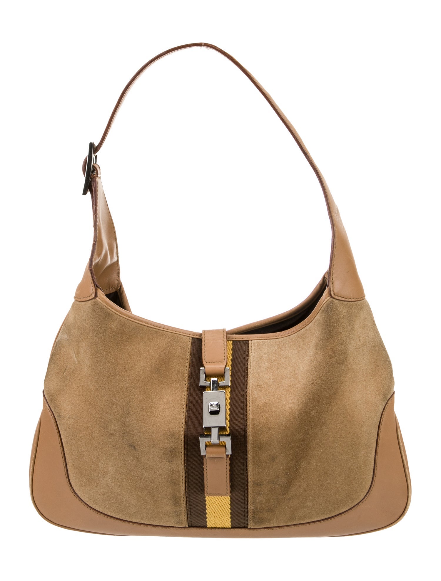Gucci Suede Jackie Medium Vintage - Neutrals Hobos, Handbags ...