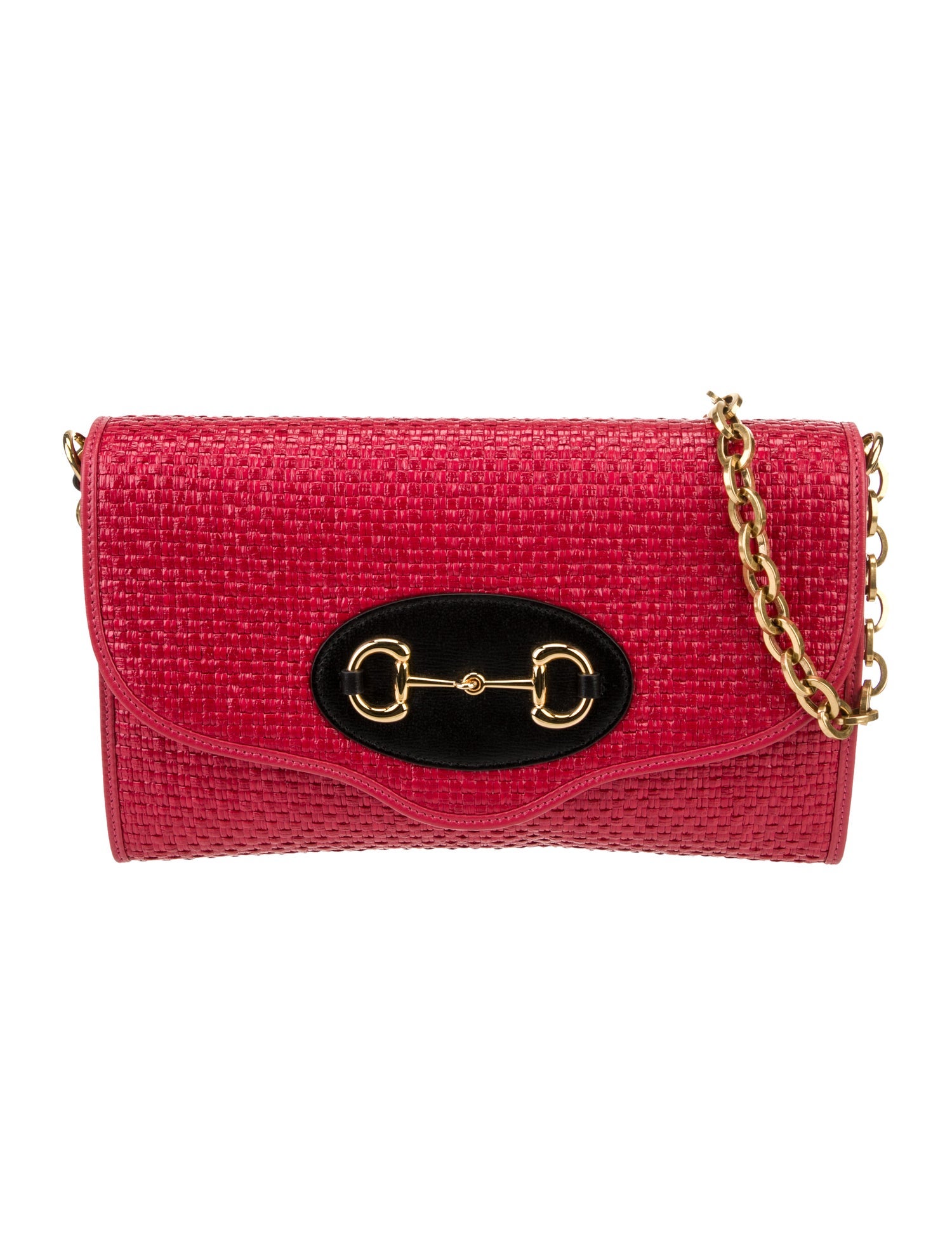 Gucci 1955 Horsebit Horsebit 19 - Red Shoulder Bags, Handbags ...