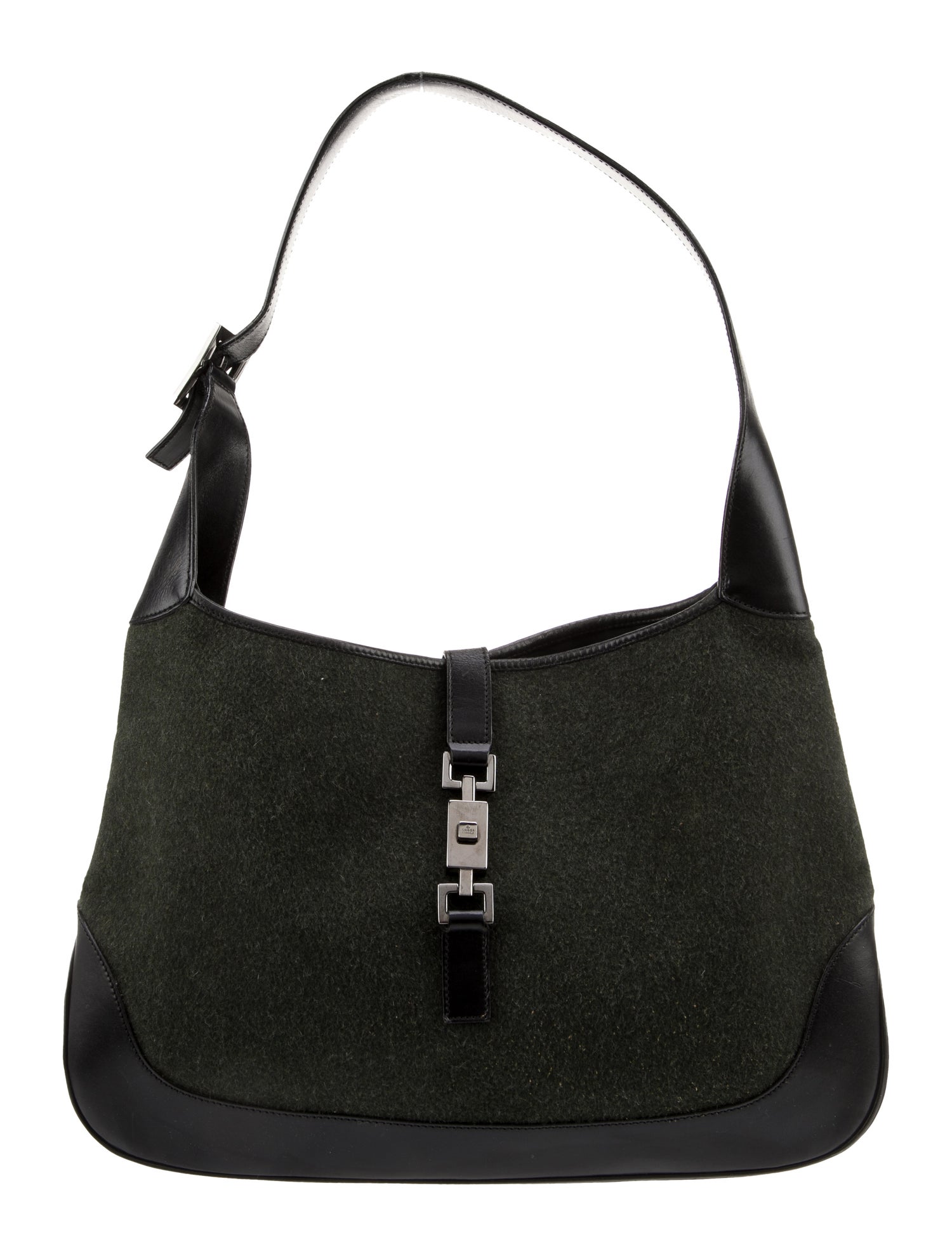 Gucci Piston Lock Jackie Medium - Green Shoulder Bags, Handbags ...