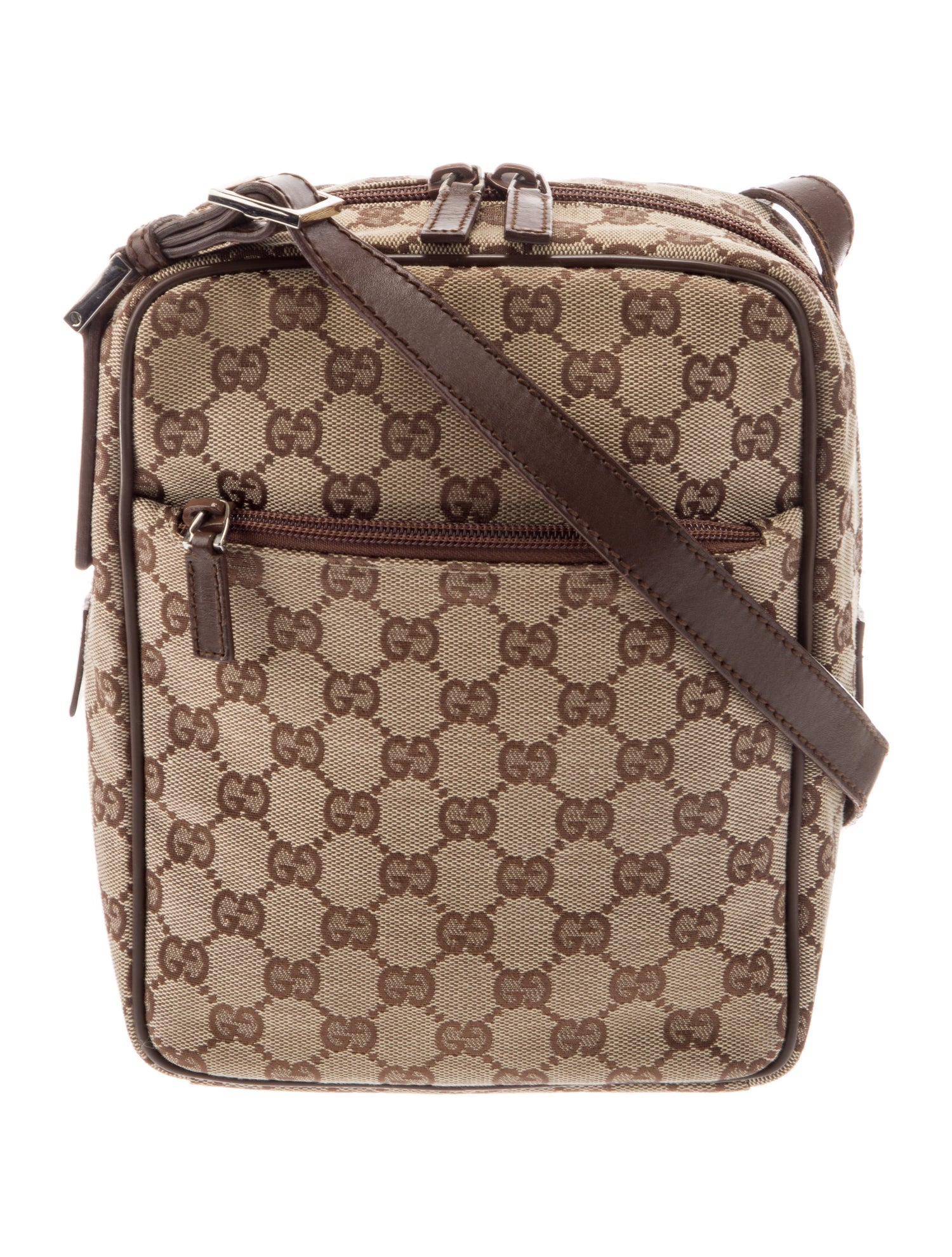 Gucci GG Canvas Crossbody Bag - Neutrals Crossbody Bags, Handbags ...