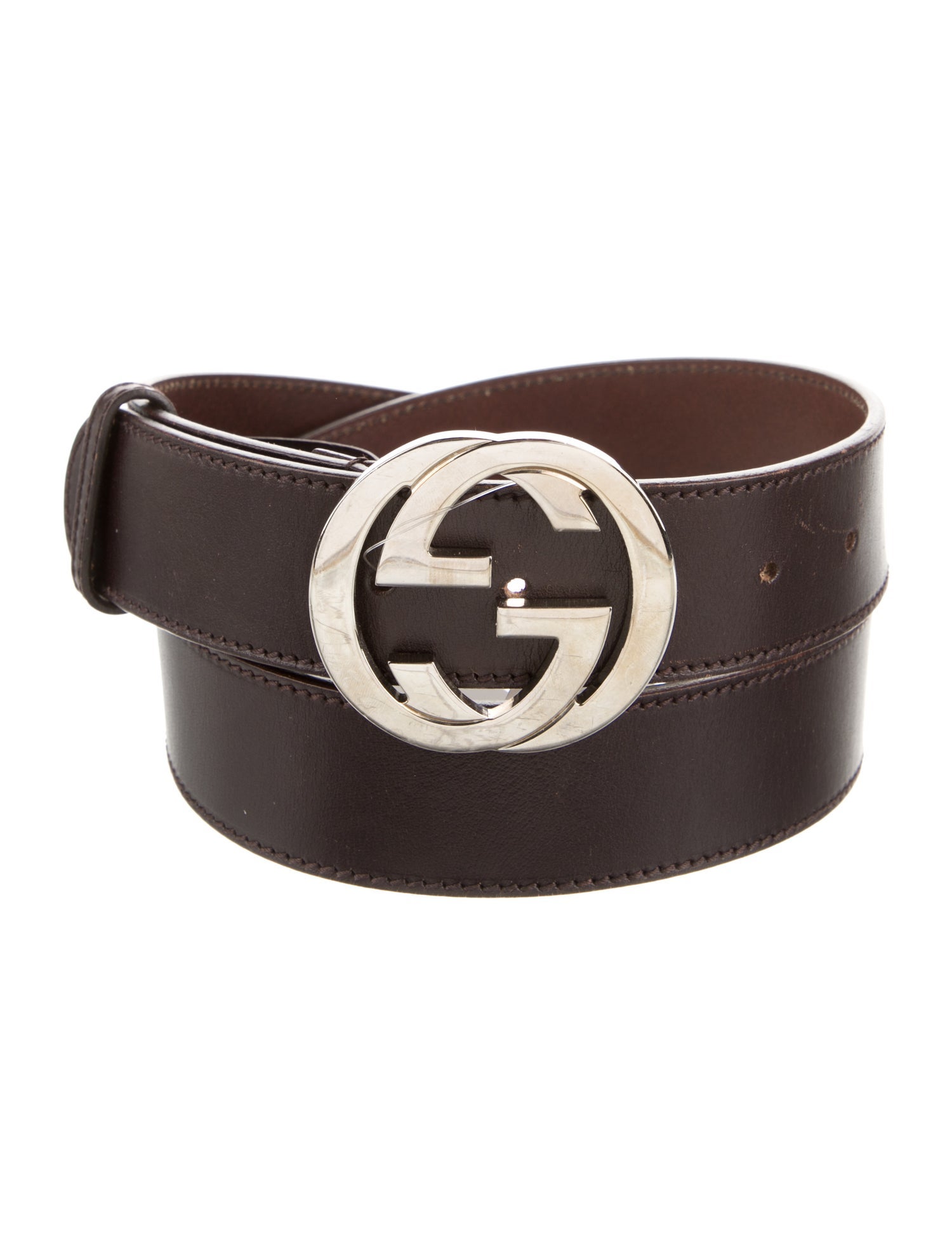 Gucci Interlocking G Logo Leather Belt Kit - Black Belts, Accessories ...