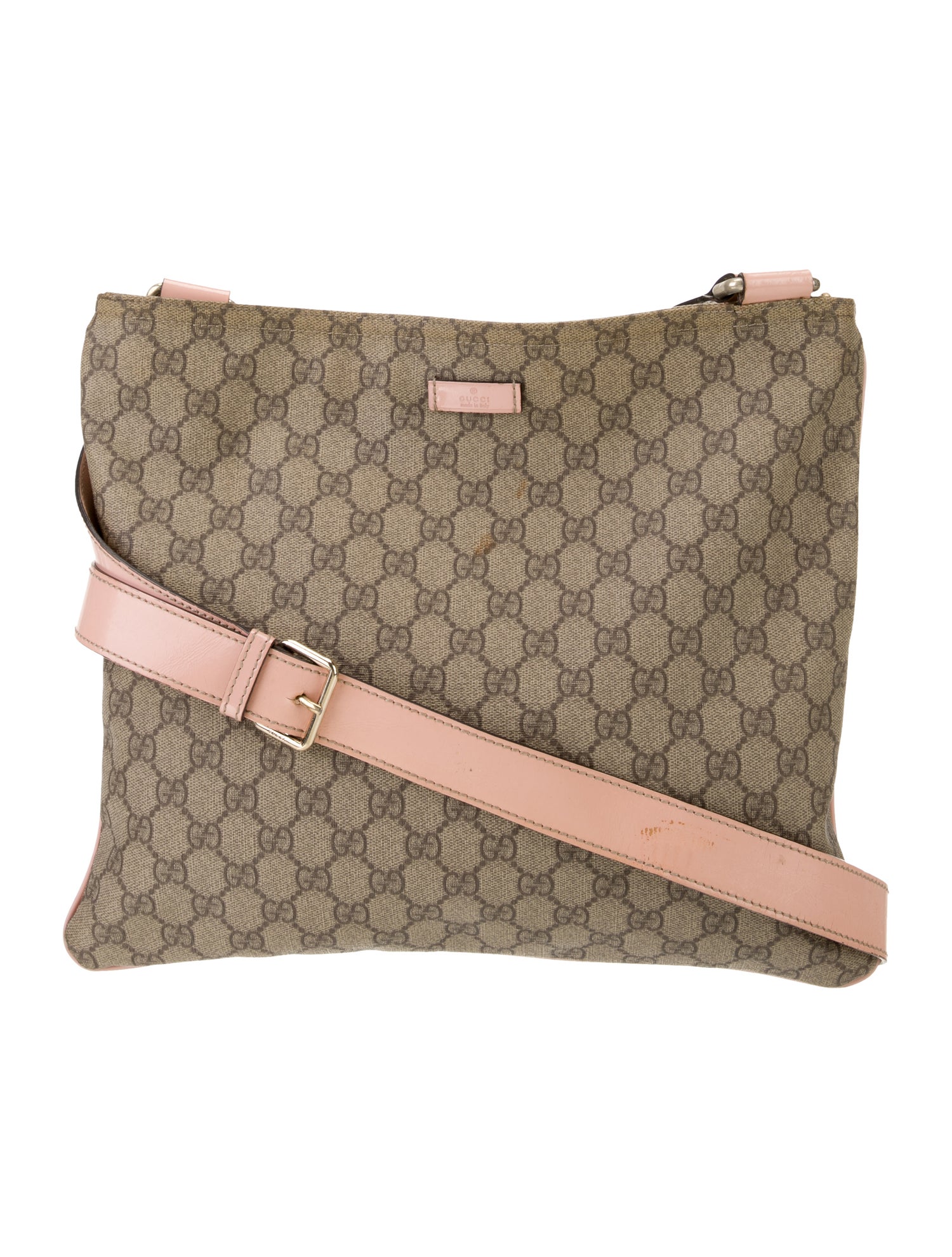 Gucci GG Supreme Crossbody Bag - Neutrals Crossbody Bags, Handbags ...