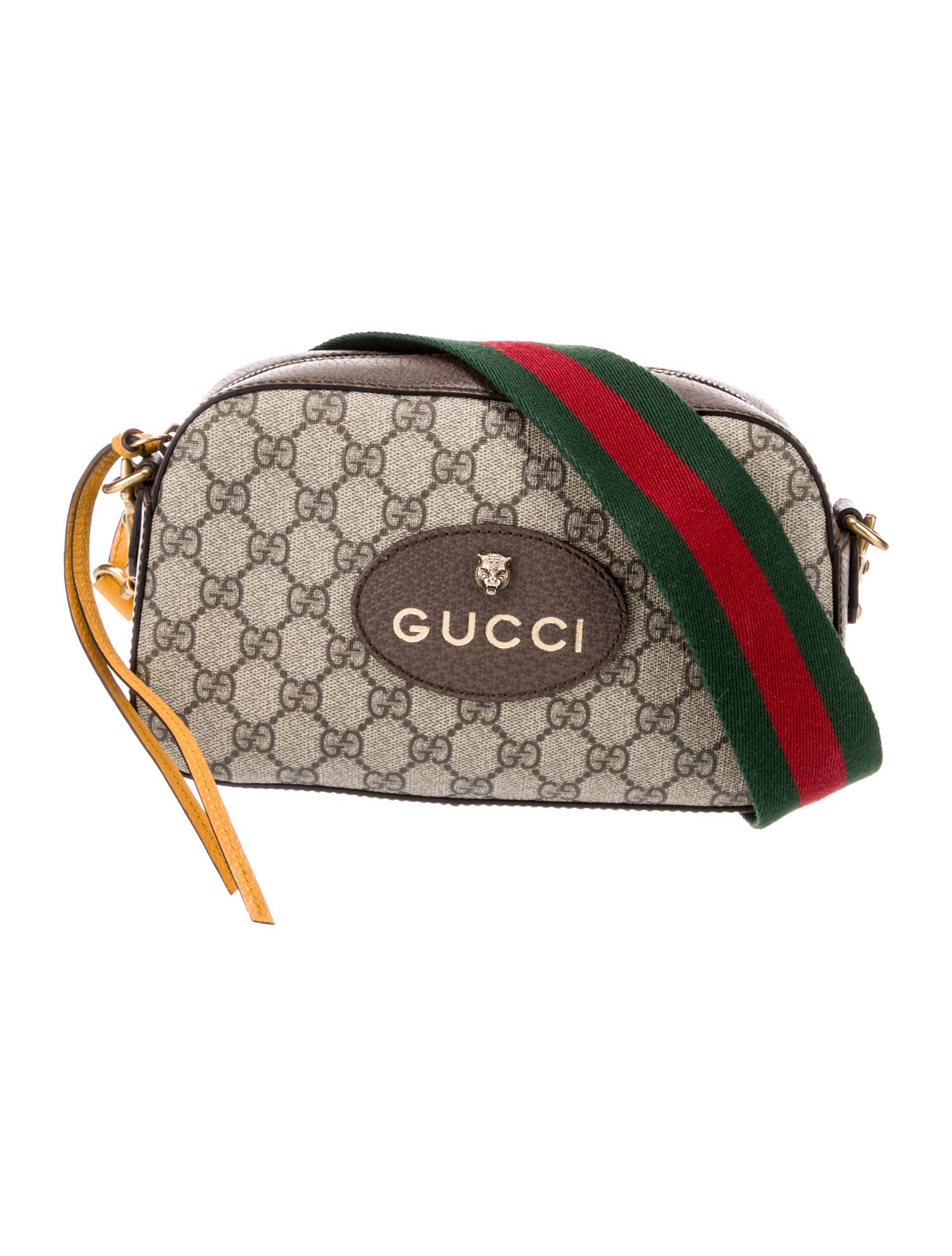 Gucci GG Supreme Crossbody Bag - Brown Crossbody Bags, Handbags ...
