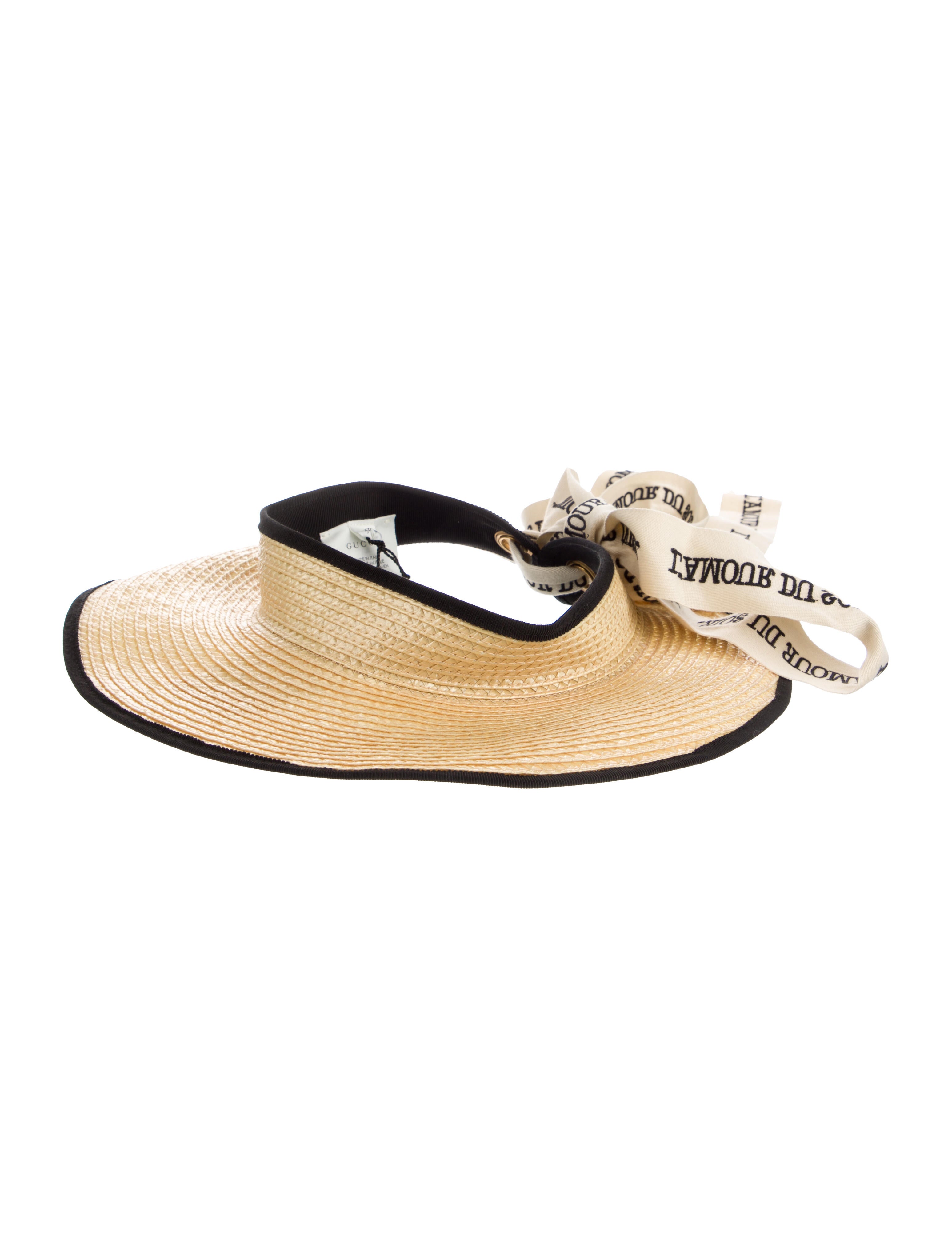 Gucci Sun Visor w/ Tags - Neutrals Hats, Accessories - GUC1674658 | The ...