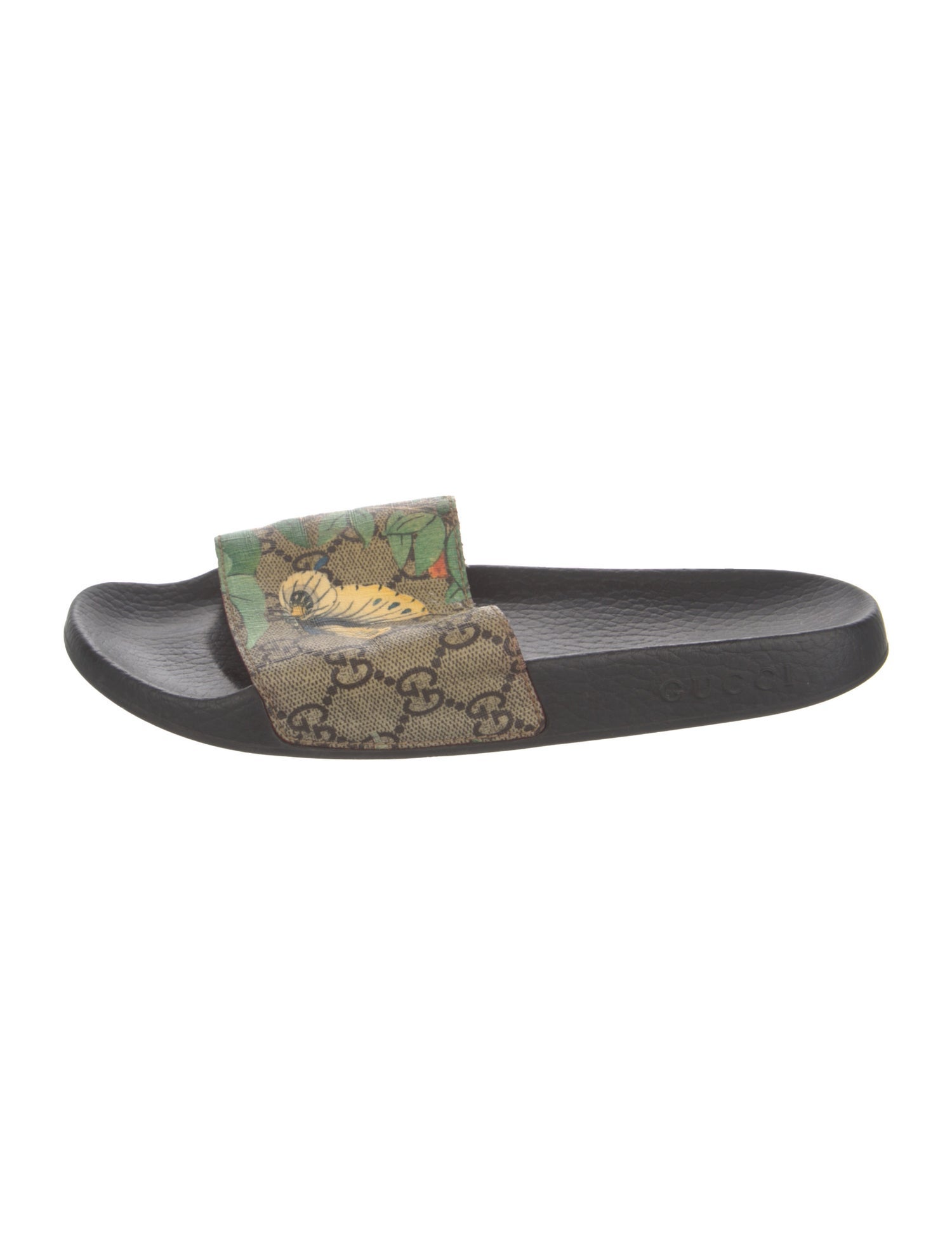 Gucci GG Supreme Slides - Brown Sandals, Shoes - GUC1677159 | The RealReal